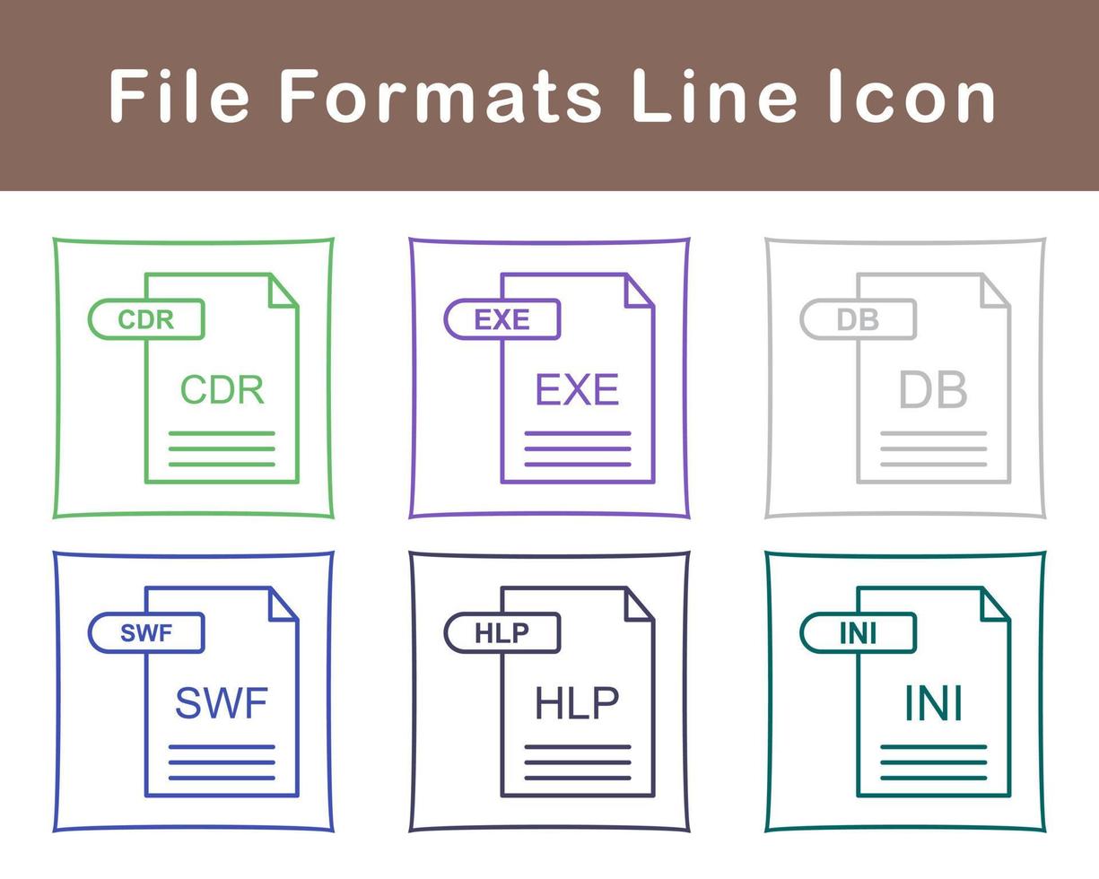 File Formats Vector Icon Set 21505271 Vector Art at Vecteezy