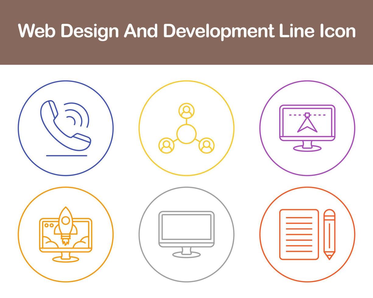 Web Design And Development Vector Icon Set 21505714 Vector Art at Vecteezy