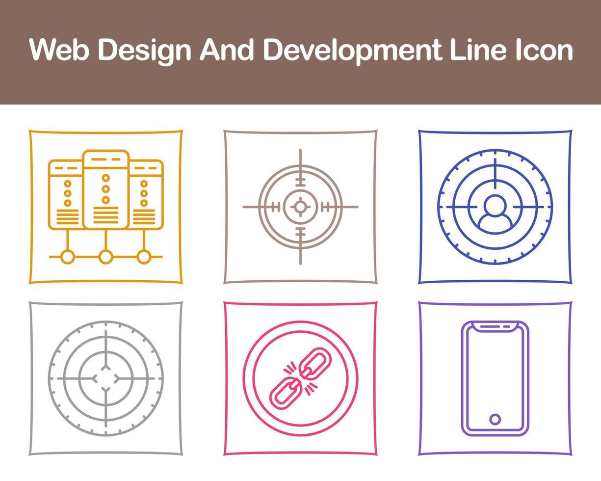 Web Design And Development Vector Icon Set 21505941 Vector Art at Vecteezy