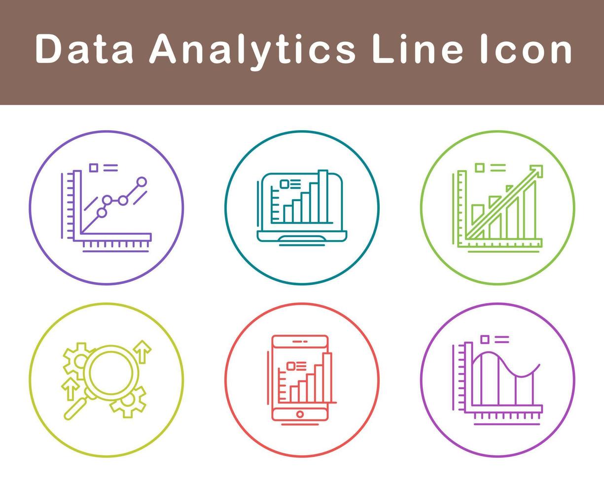 Data Analytics Vector Icon Set 21506502 Vector Art At Vecteezy