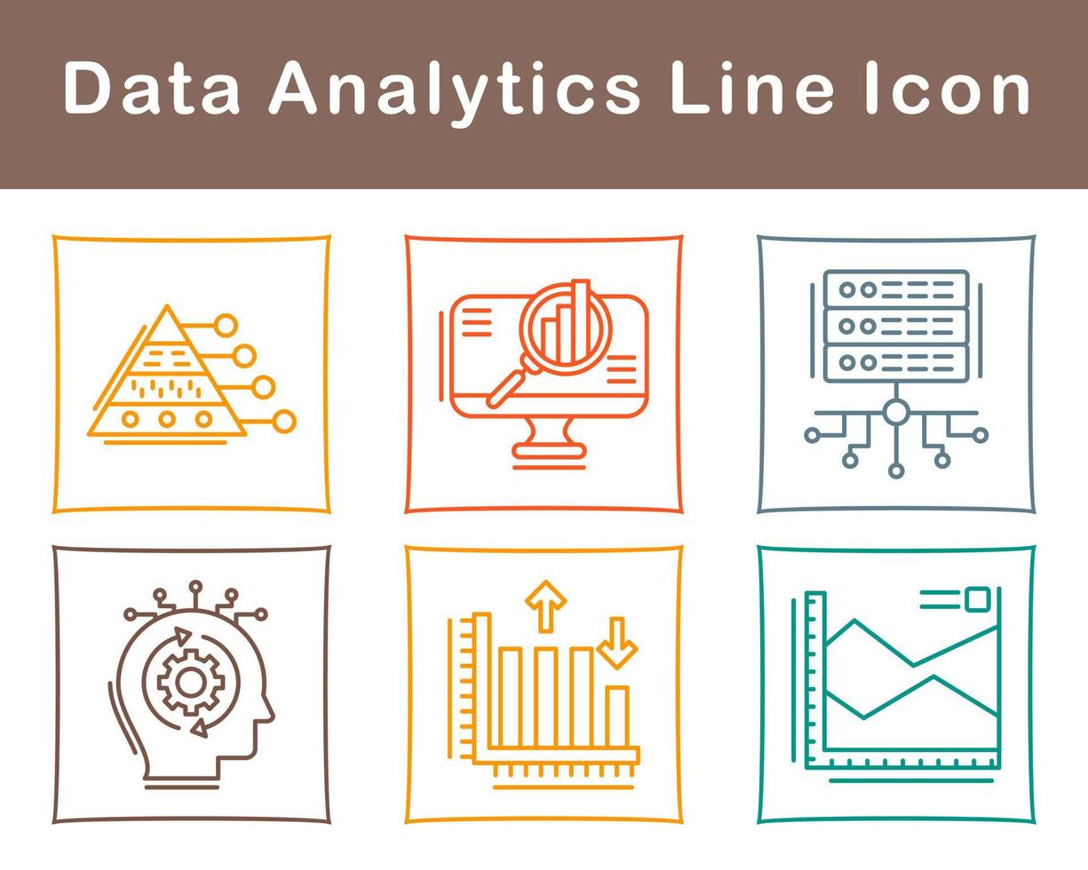 Data Analytics Vector Icon Set 21506524 Vector Art At Vecteezy