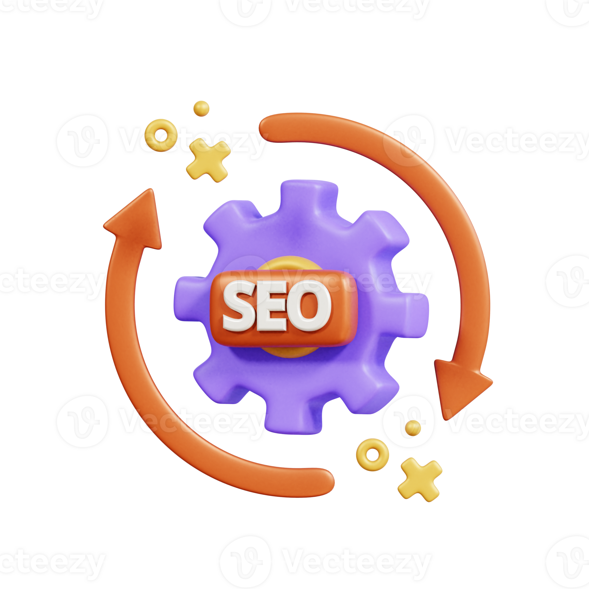 SEO Web 3D Icon 21507279 PNG