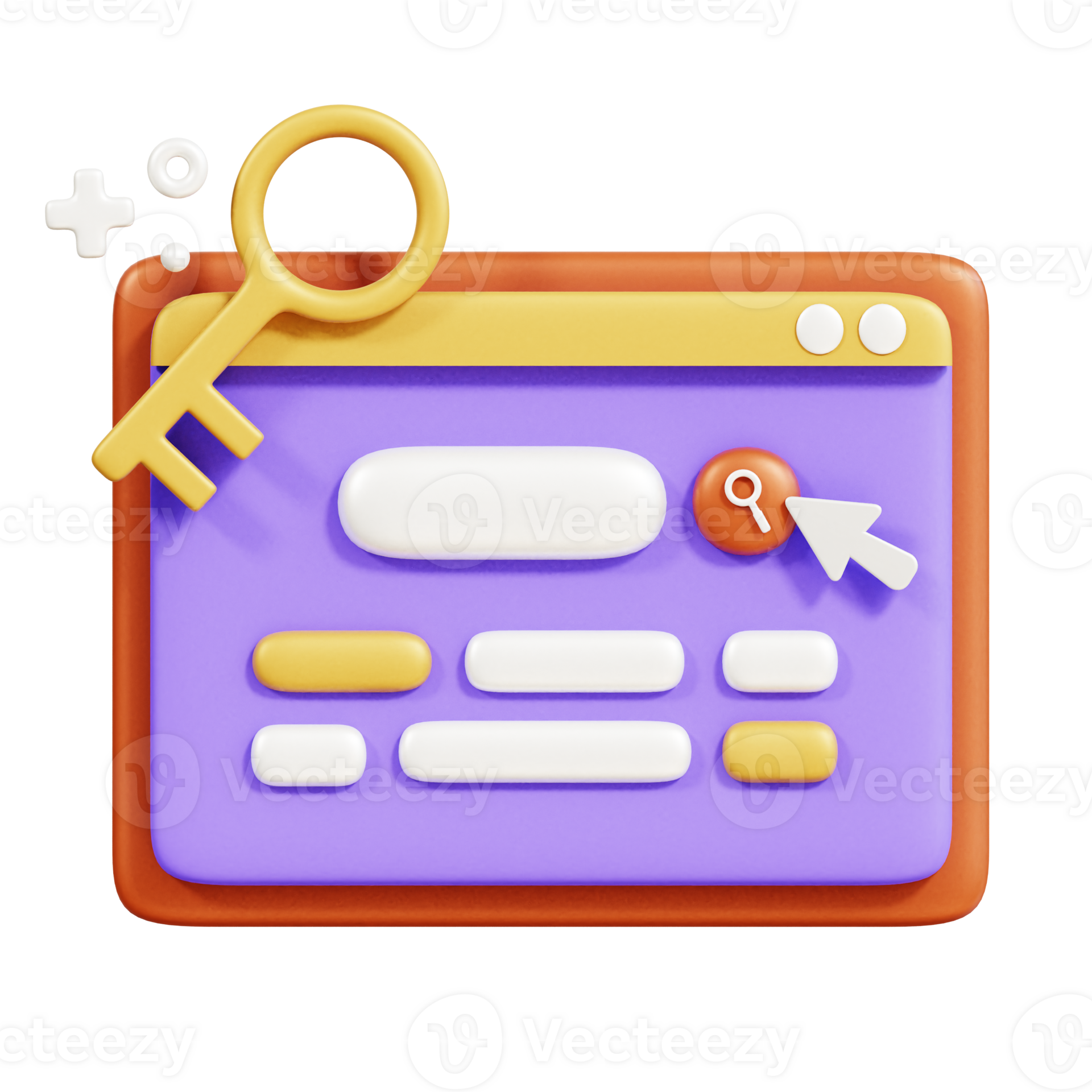 SEO Web 3D Icon 21507286 PNG