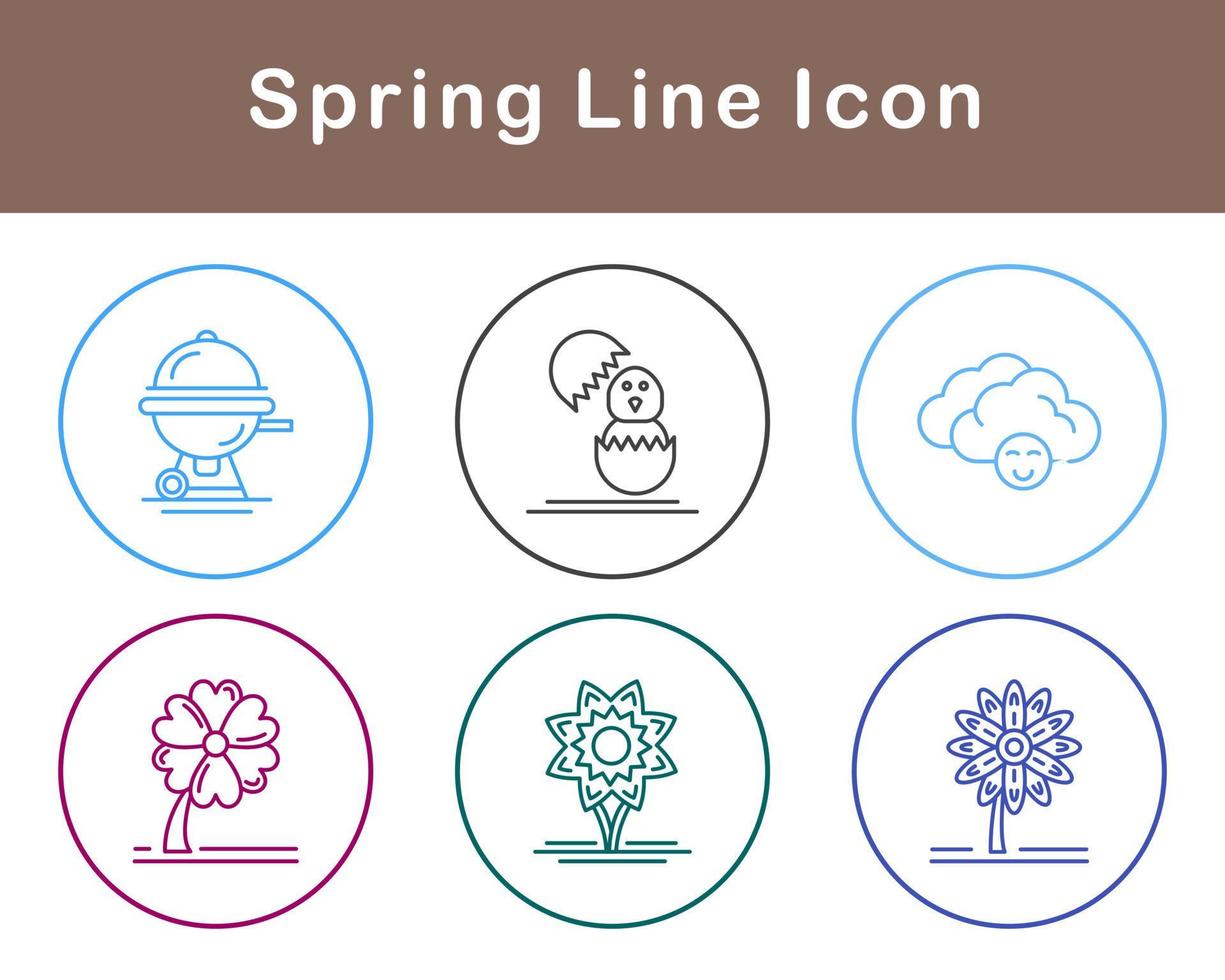 Spring Vector Icon Set 21508582 Vector Art at Vecteezy