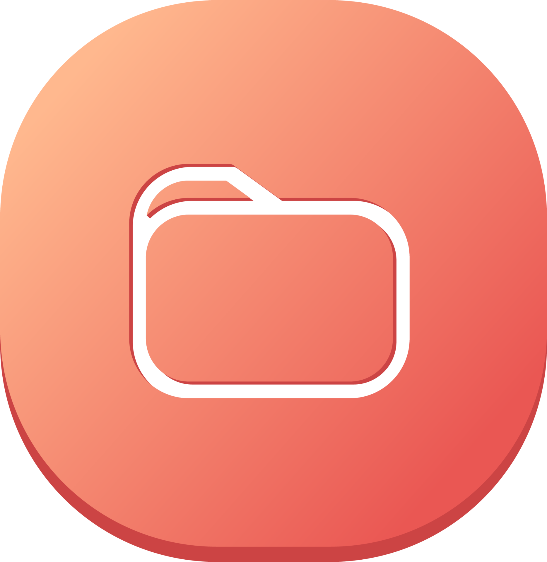 Folder Icon In Flat Design Style Modern Website Or Apps Interface 21509466 Png