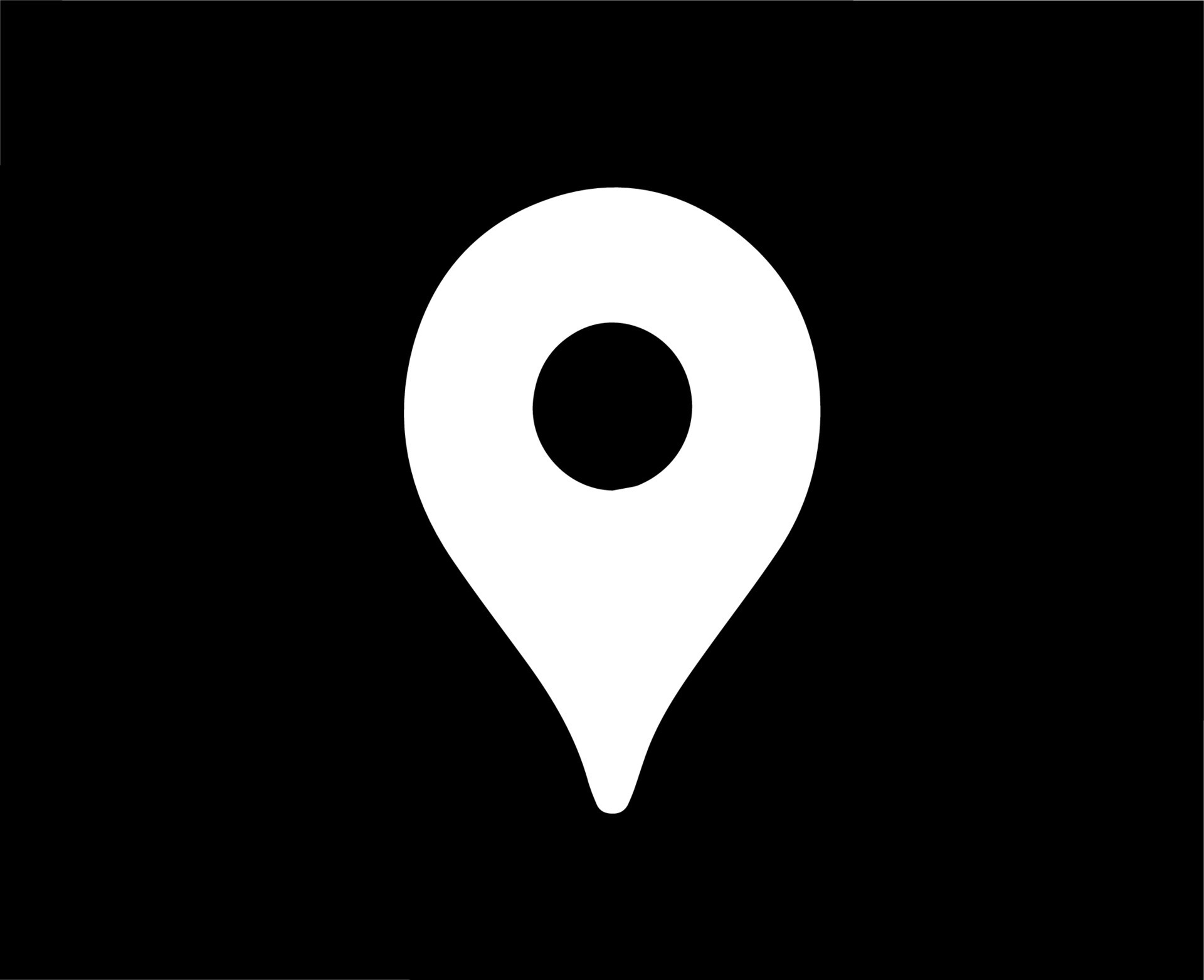 Google Map Logo Symbol White Design Vector Illustration With Black ... Google Map Logo Symbol White Design Vector Illustration With Black ...