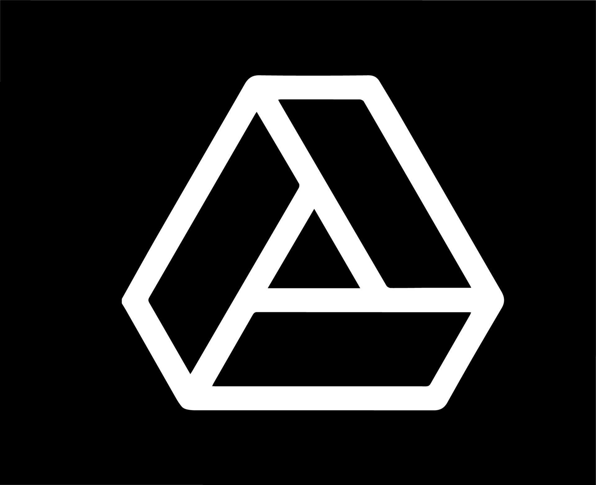 Google Drive Logo Symbol White Design Vector Illustration With Black ... Google Drive Logo Symbol White Design Vector Illustration With Black ...