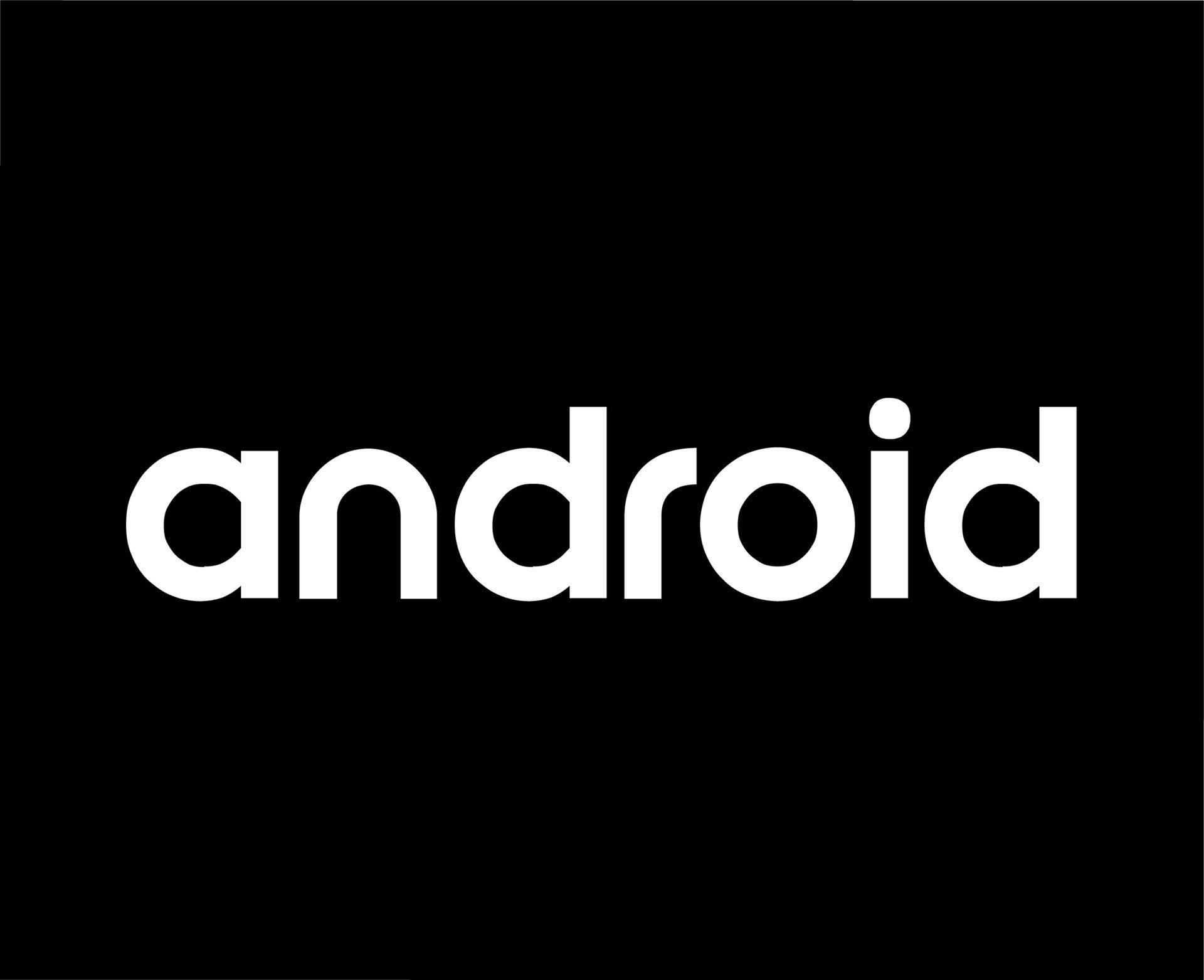 Android Icon Logo Symbol Name White Design Operating System Vector 