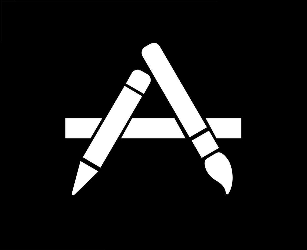 Mobile App Icon Black