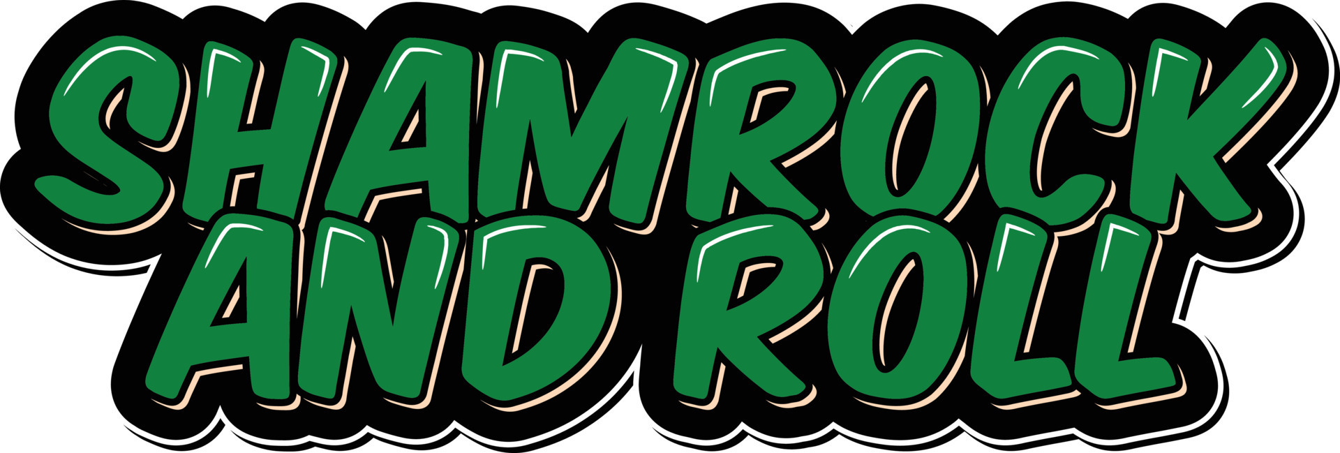 Shamrock and Roll 21516123 Vector Art at Vecteezy