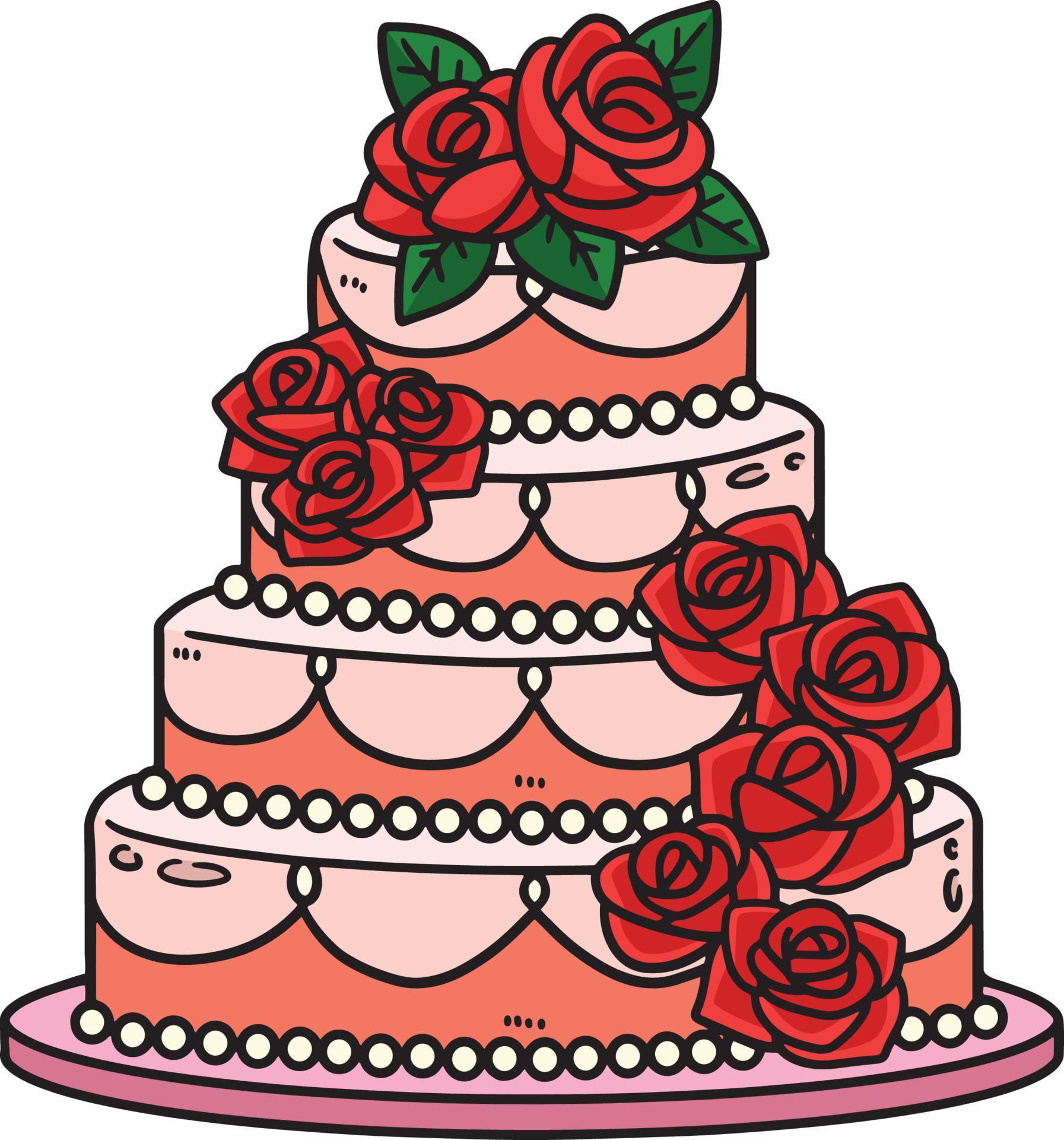 Wedding Cake Cartoon Colored Clipart Illustration 21516319 Vector Art ... Wedding Cake Cartoon Colored Clipart Illustration 21516319 Vector Art ...