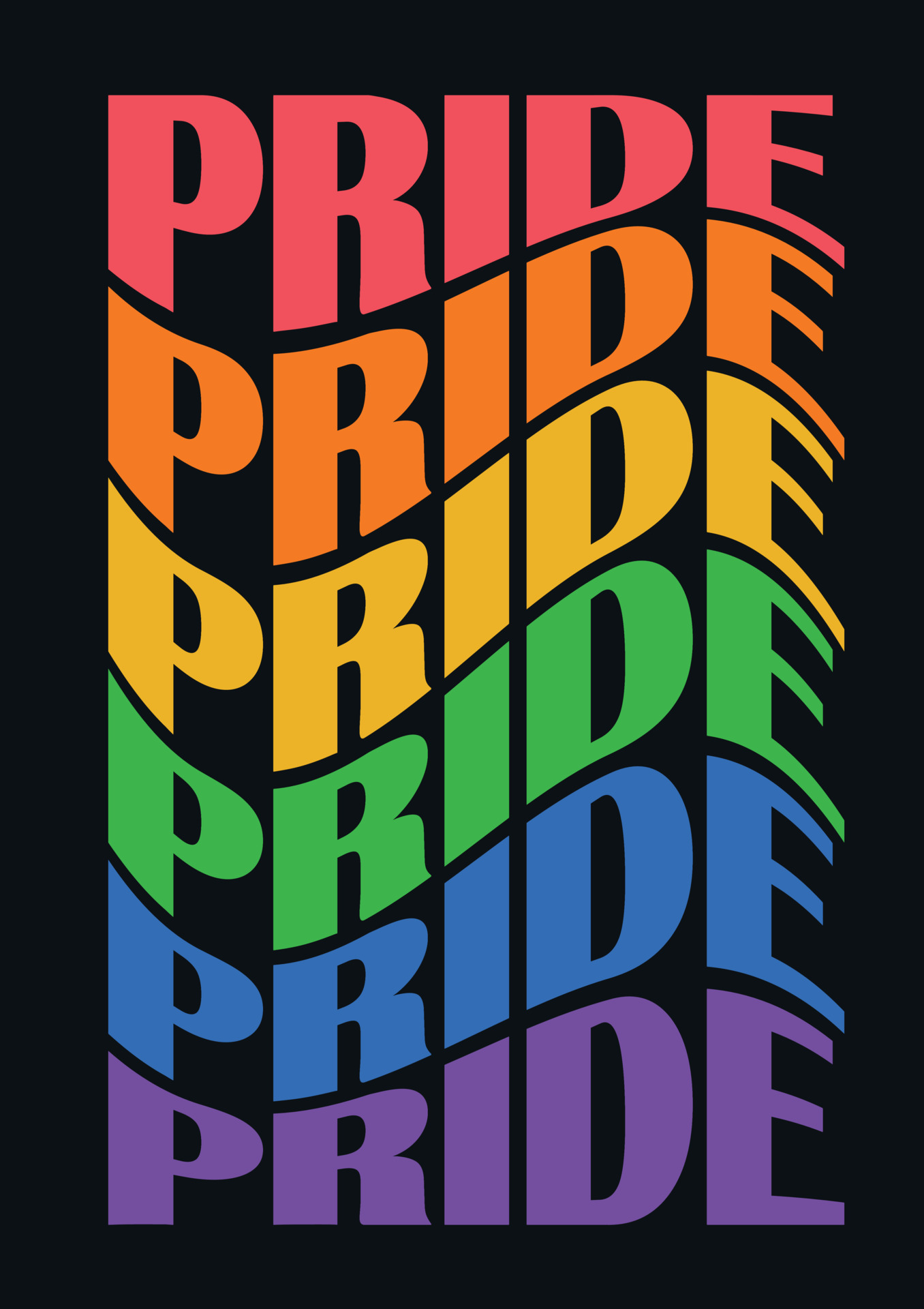 Pride retro vintage rainbow text effect. Pride lgbt typography design ... Pride retro vintage rainbow text effect. Pride lgbt typography design ...