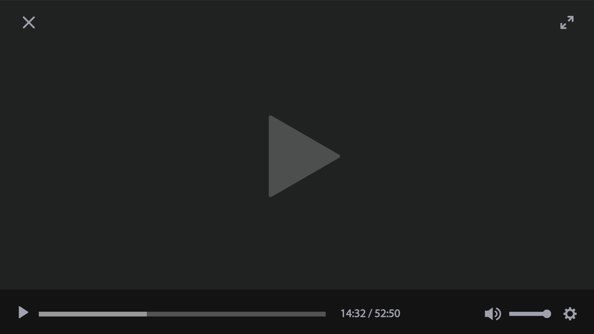 moderno transmisión vídeo jugador en plano estilo. vídeo jugador interfaz modelo para web y ...