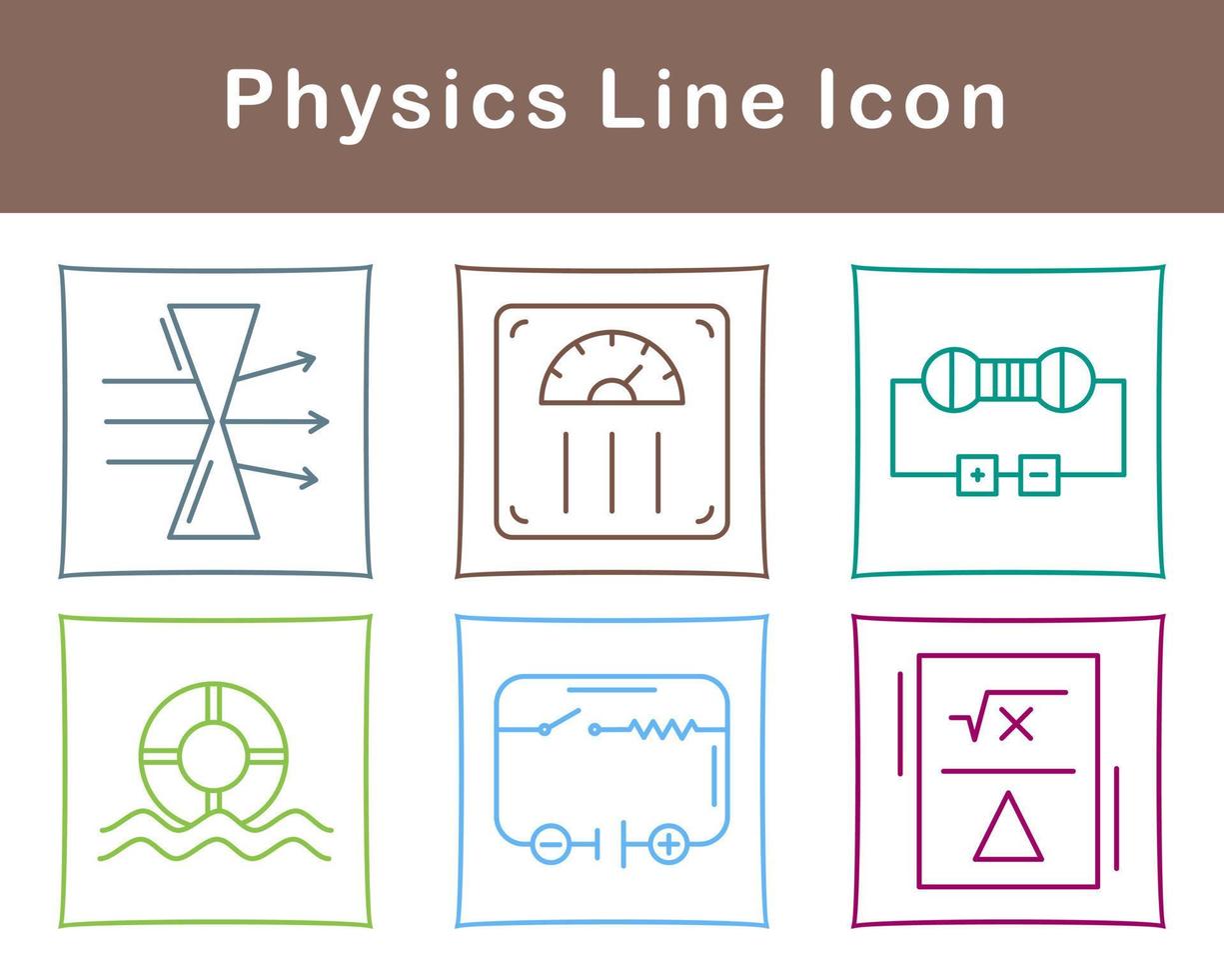 Physics Vector Icon Set 21518439 Vector Art at Vecteezy