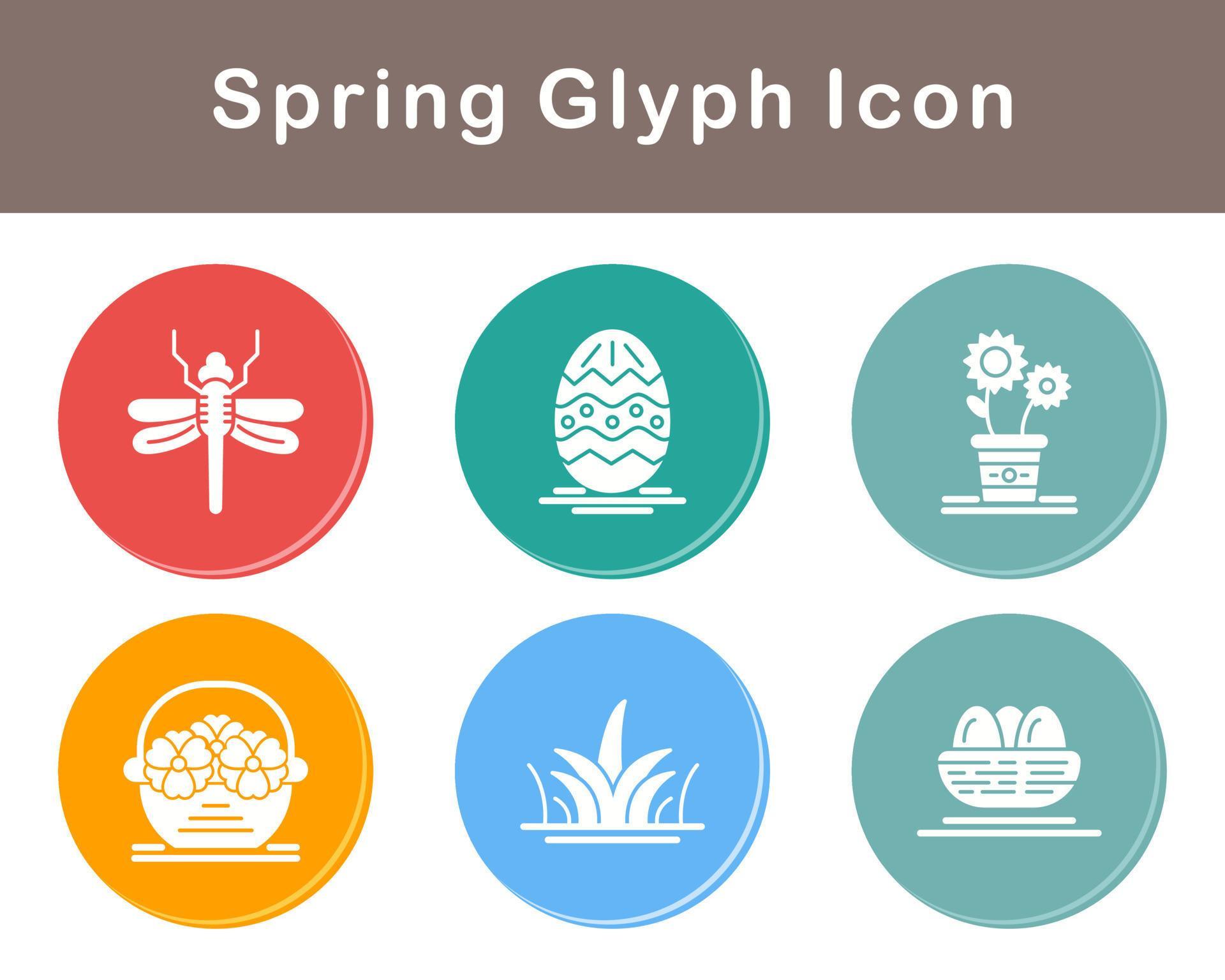 Spring Vector Icon Set 21518600 Vector Art at Vecteezy