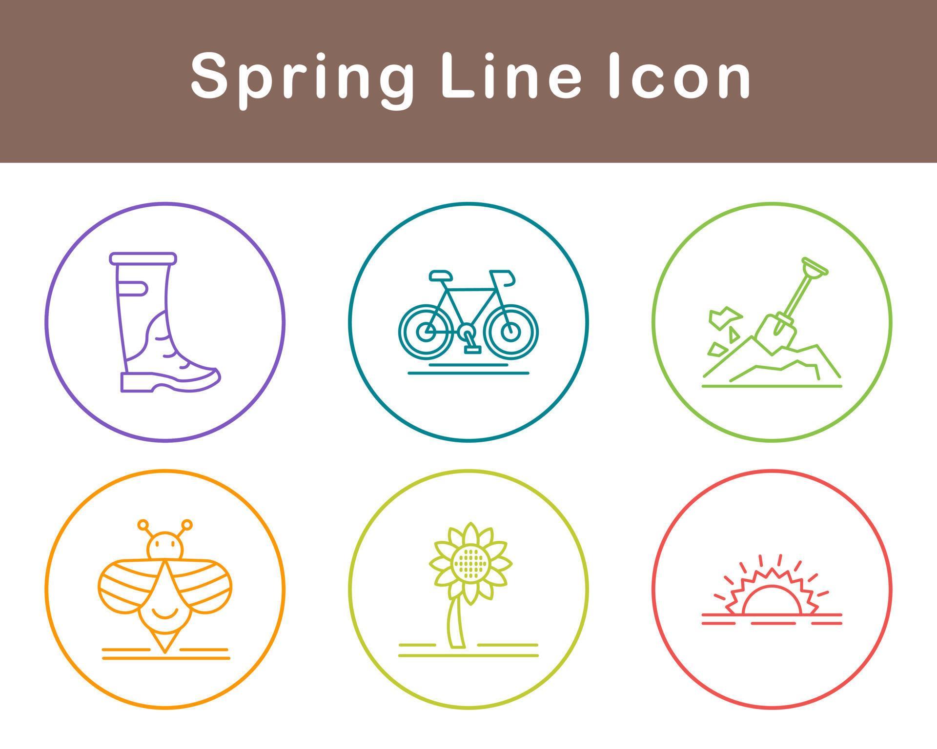 Spring Vector Icon Set 21521882 Vector Art at Vecteezy