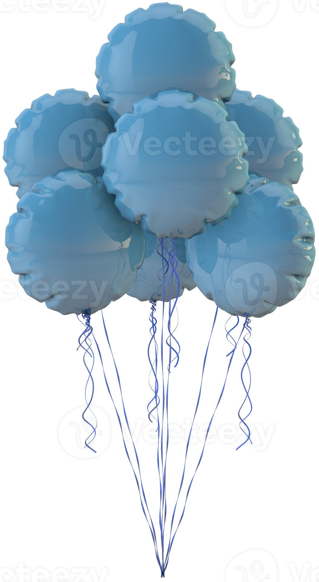 Sky Blue Balloons A Floating Decoration For Birthday Celebration