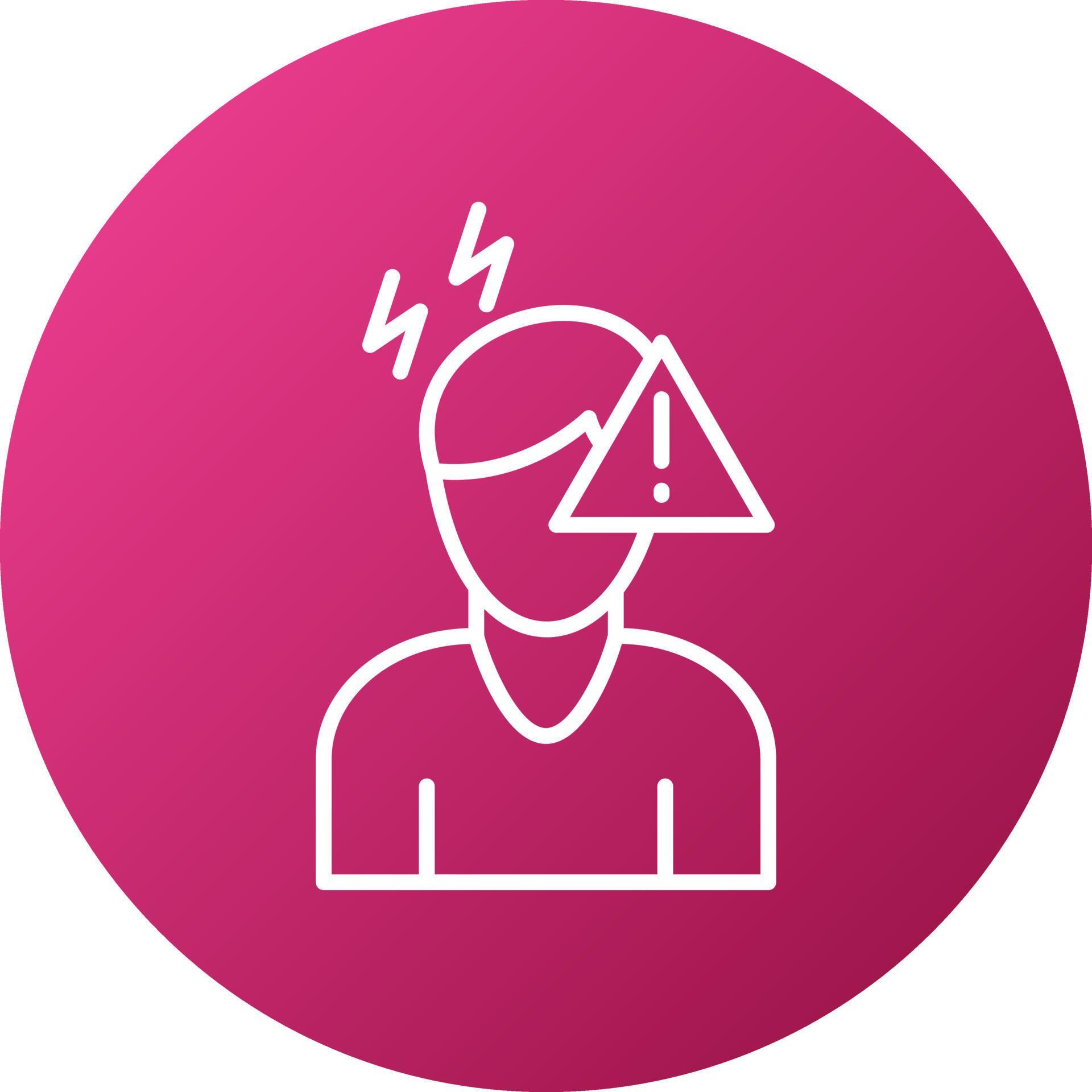 Panic Attack Icon Style 21524821 Vector Art at Vecteezy
