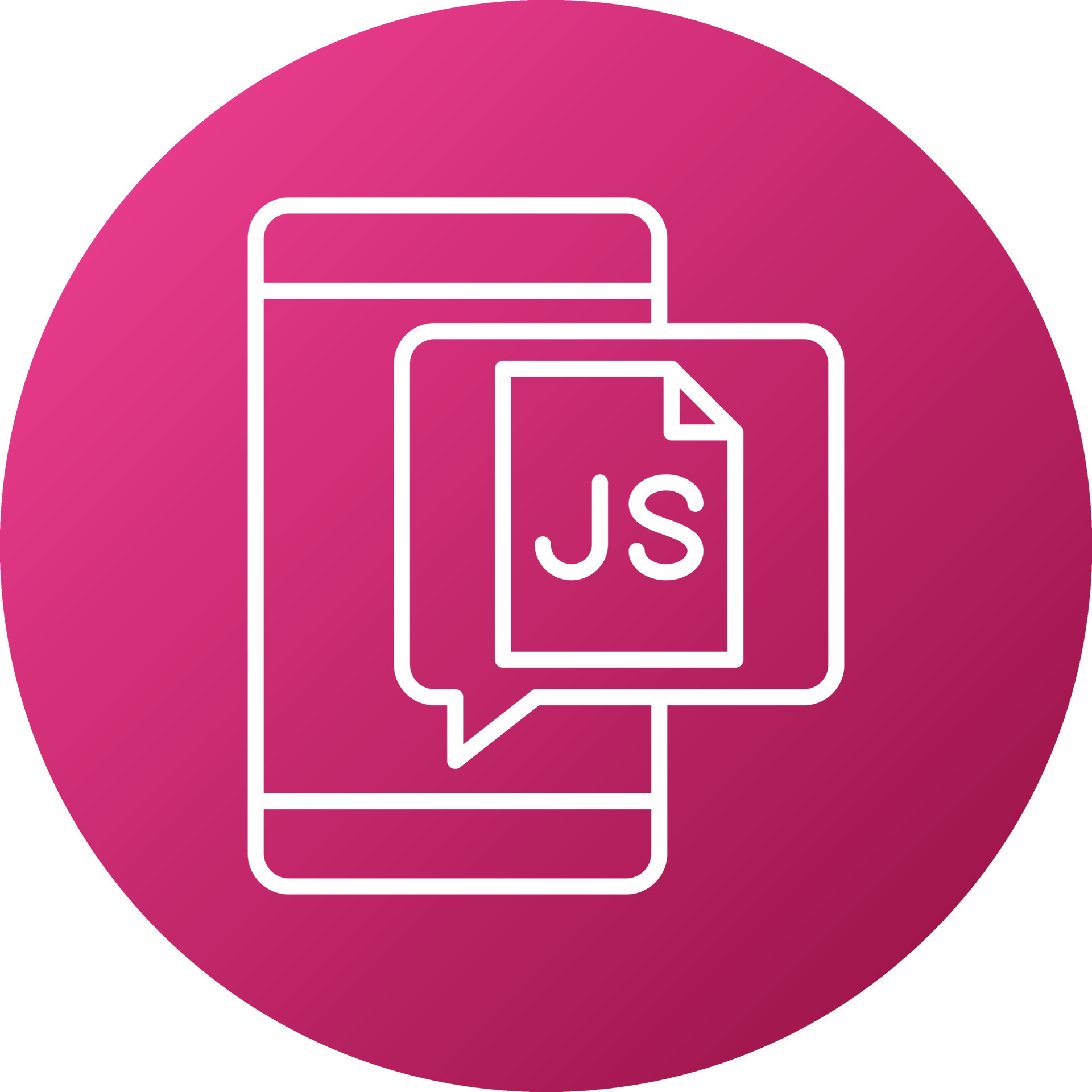 Javascript Icon Style 21524879 Vector Art at Vecteezy