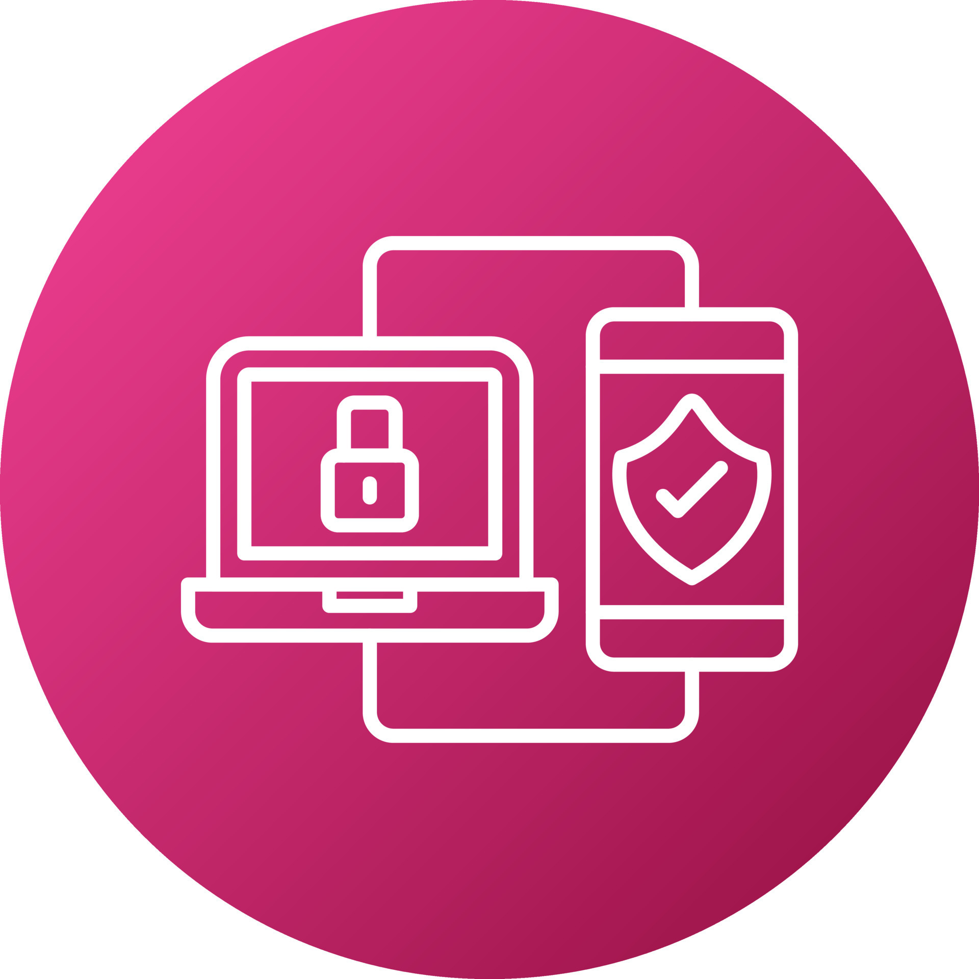 Two Factor Authentication Icon Style 21526310 Vector Art At Vecteezy