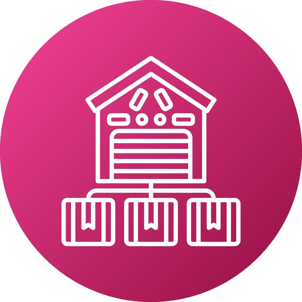 Distribution Center Icon Style 21526422 Vector Art at Vecteezy