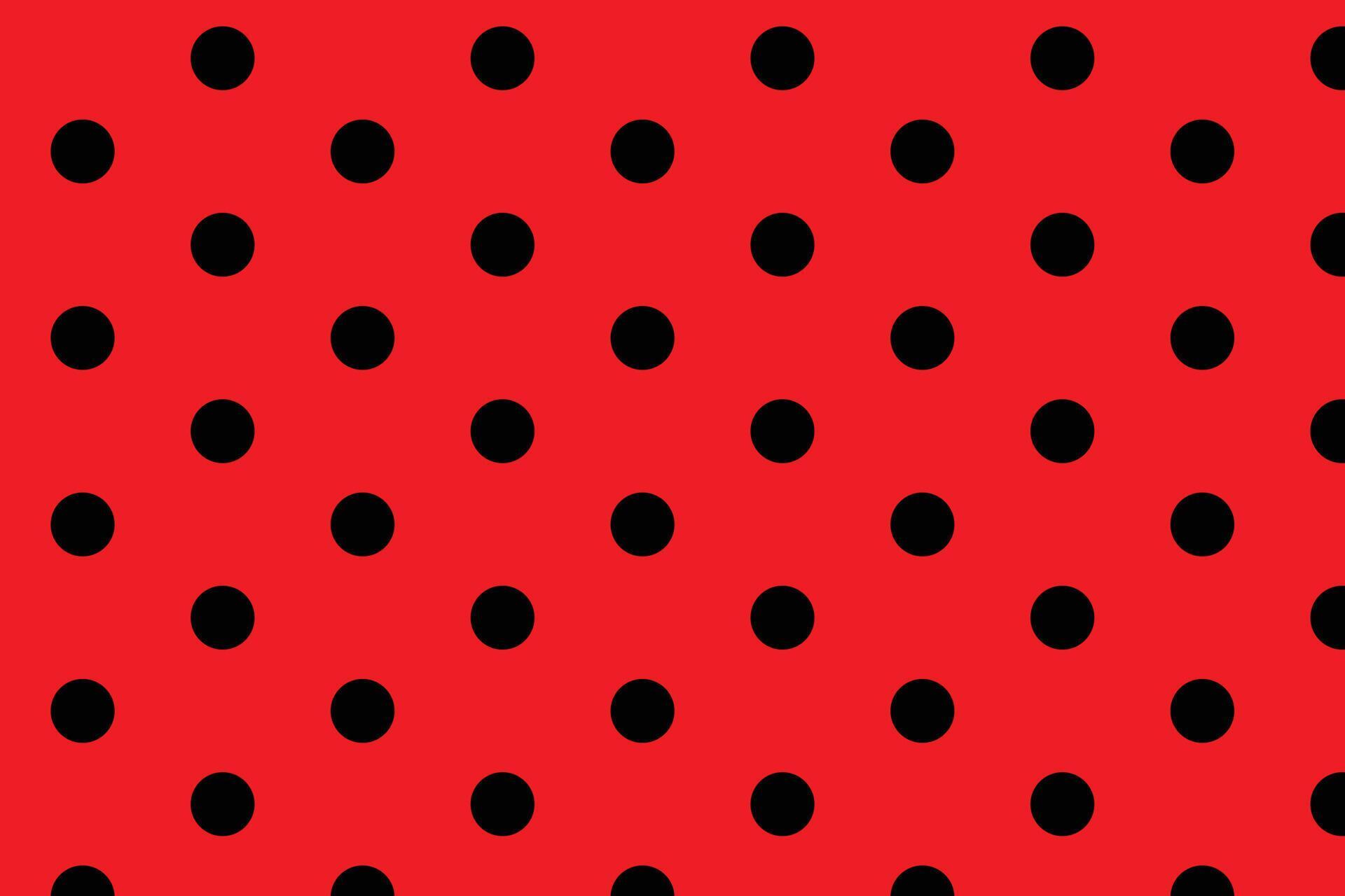 abstract black polka dots on red background pattern design. 21526529 ...