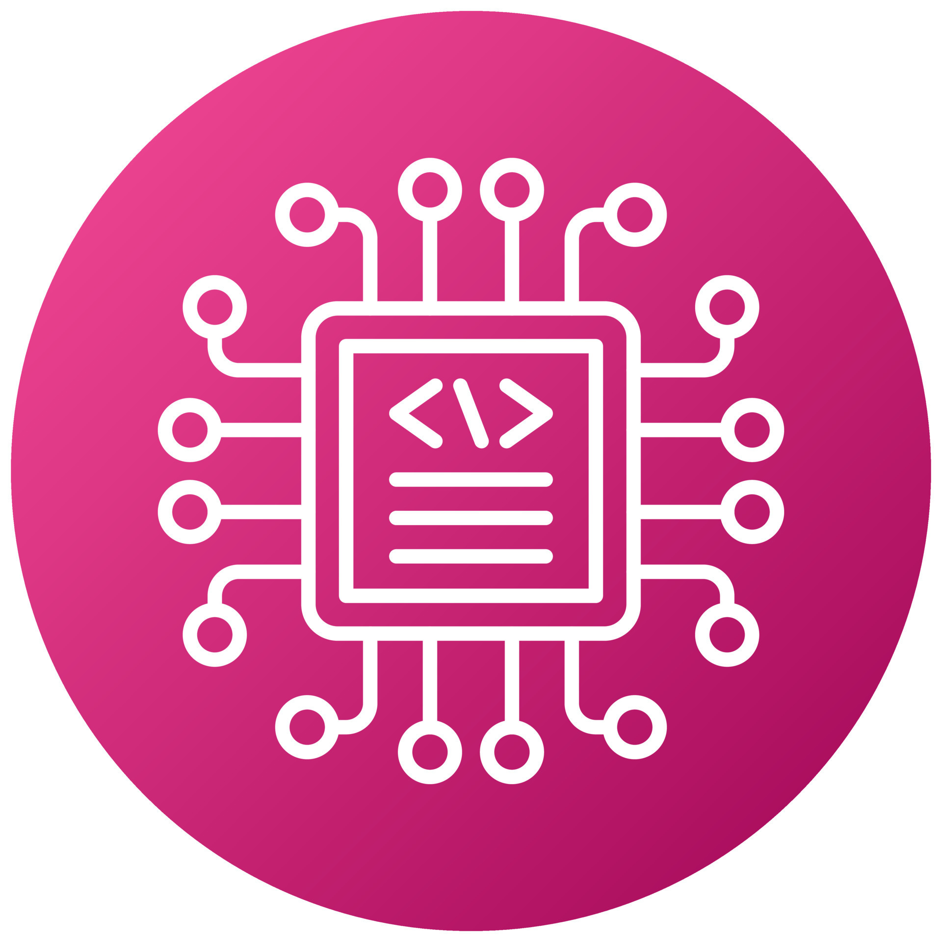 Code Processor Icon Style 21527528 Vector Art at Vecteezy
