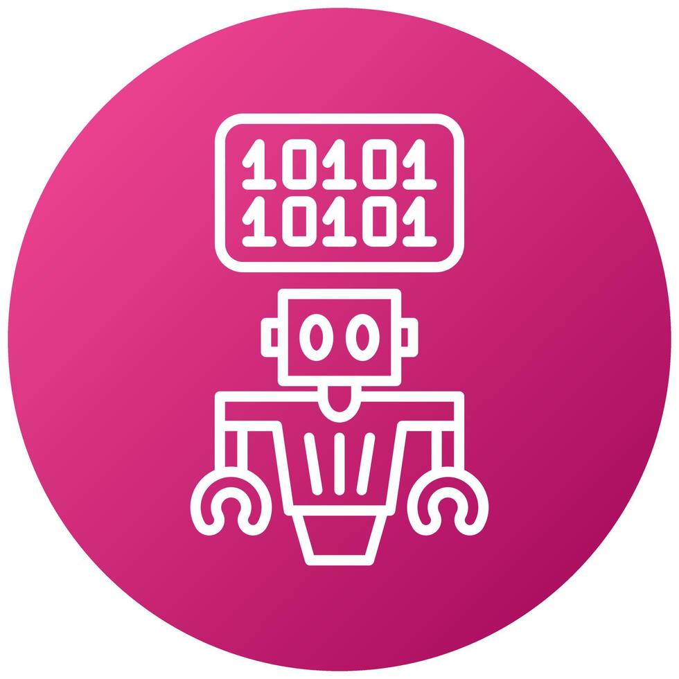 Binary Code Icon Style 21527986 Vector Art at Vecteezy