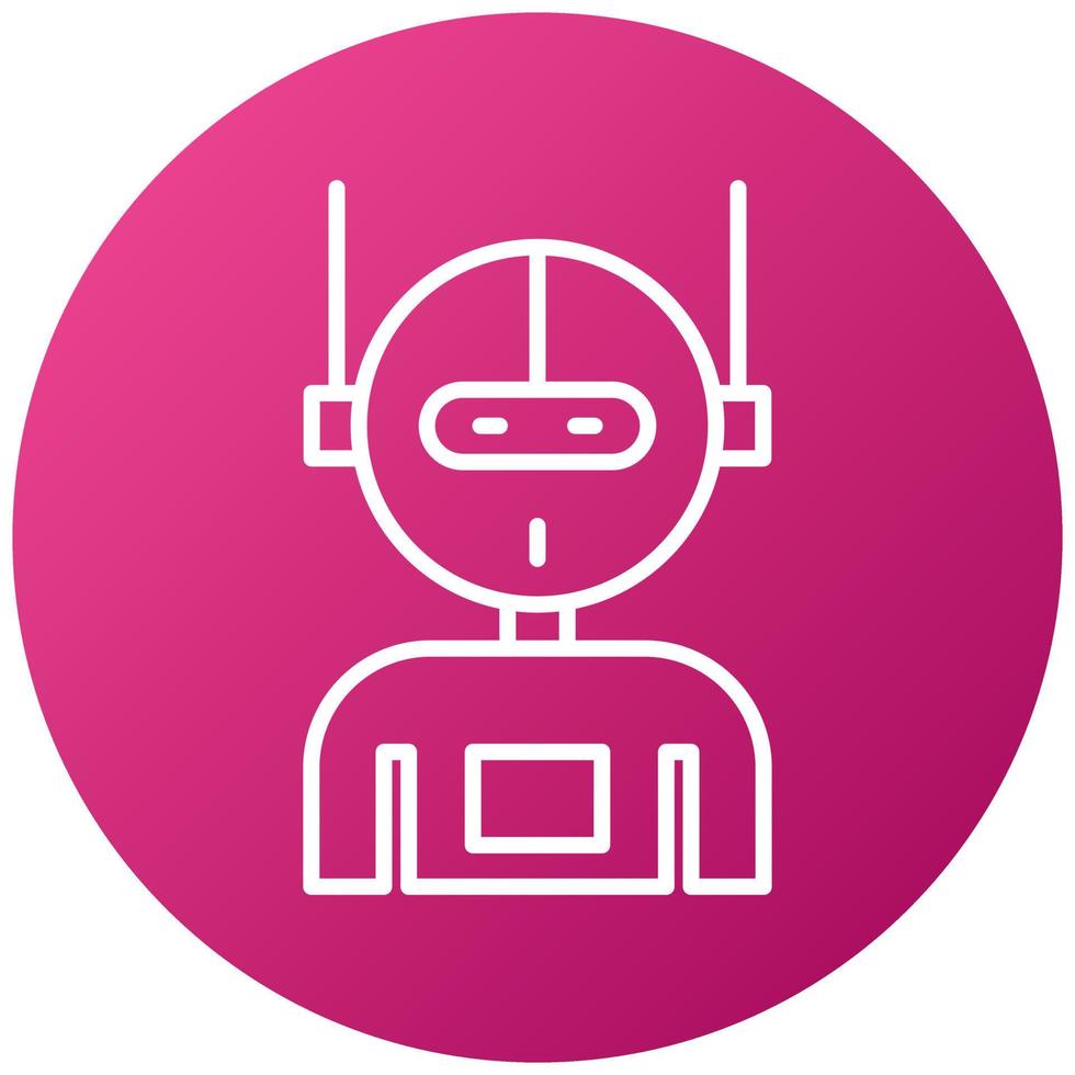 Robot Icon Style 21528743 Vector Art at Vecteezy