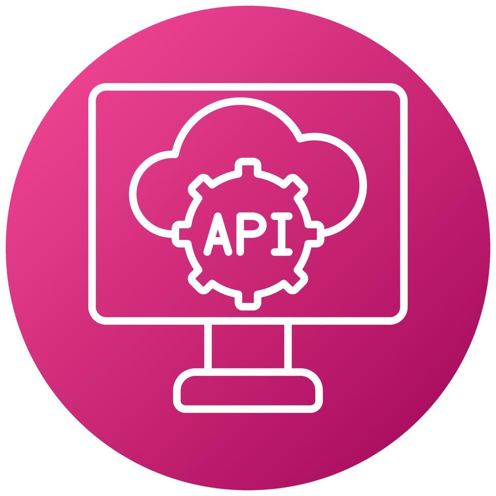 Api Icon Style 21528930 Vector Art at Vecteezy