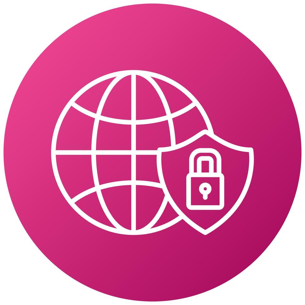 Cyber Security Icon Style 21528951 Vector Art At Vecteezy