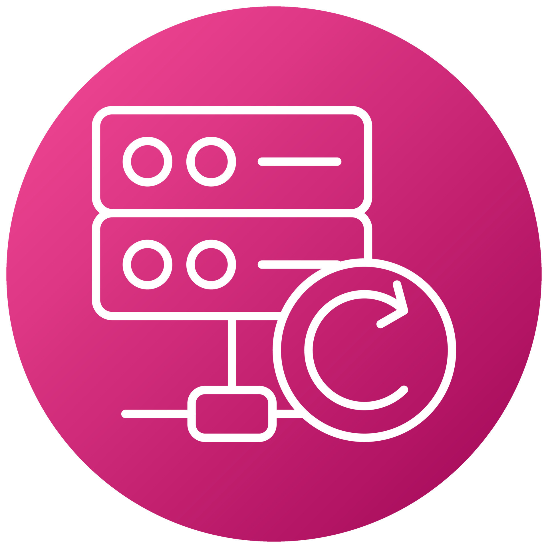 Database Backup Icon Style 21528981 Vector Art at Vecteezy
