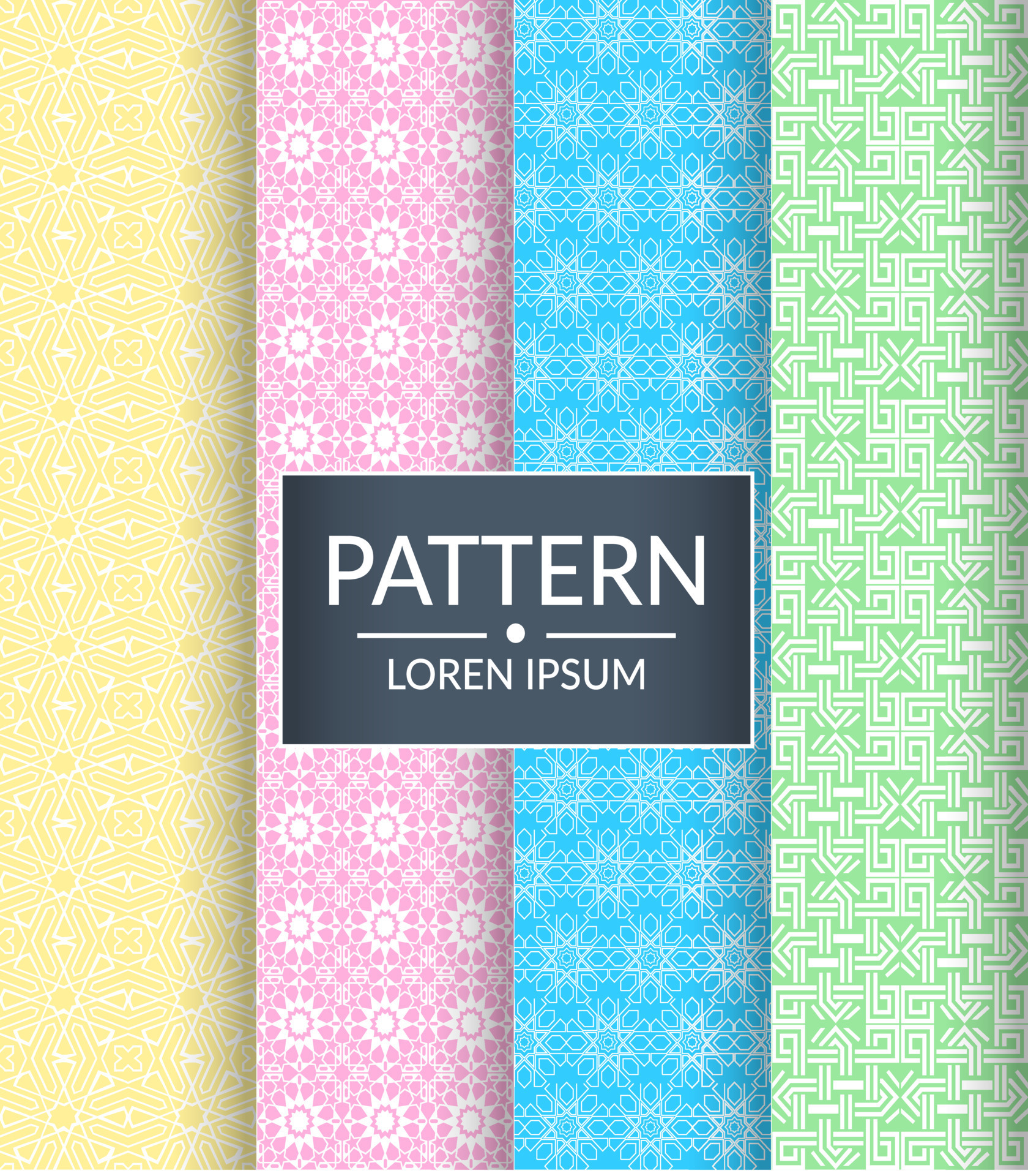 Geometric Textile Floral Pattern Background Seamless Geometric Stylish
