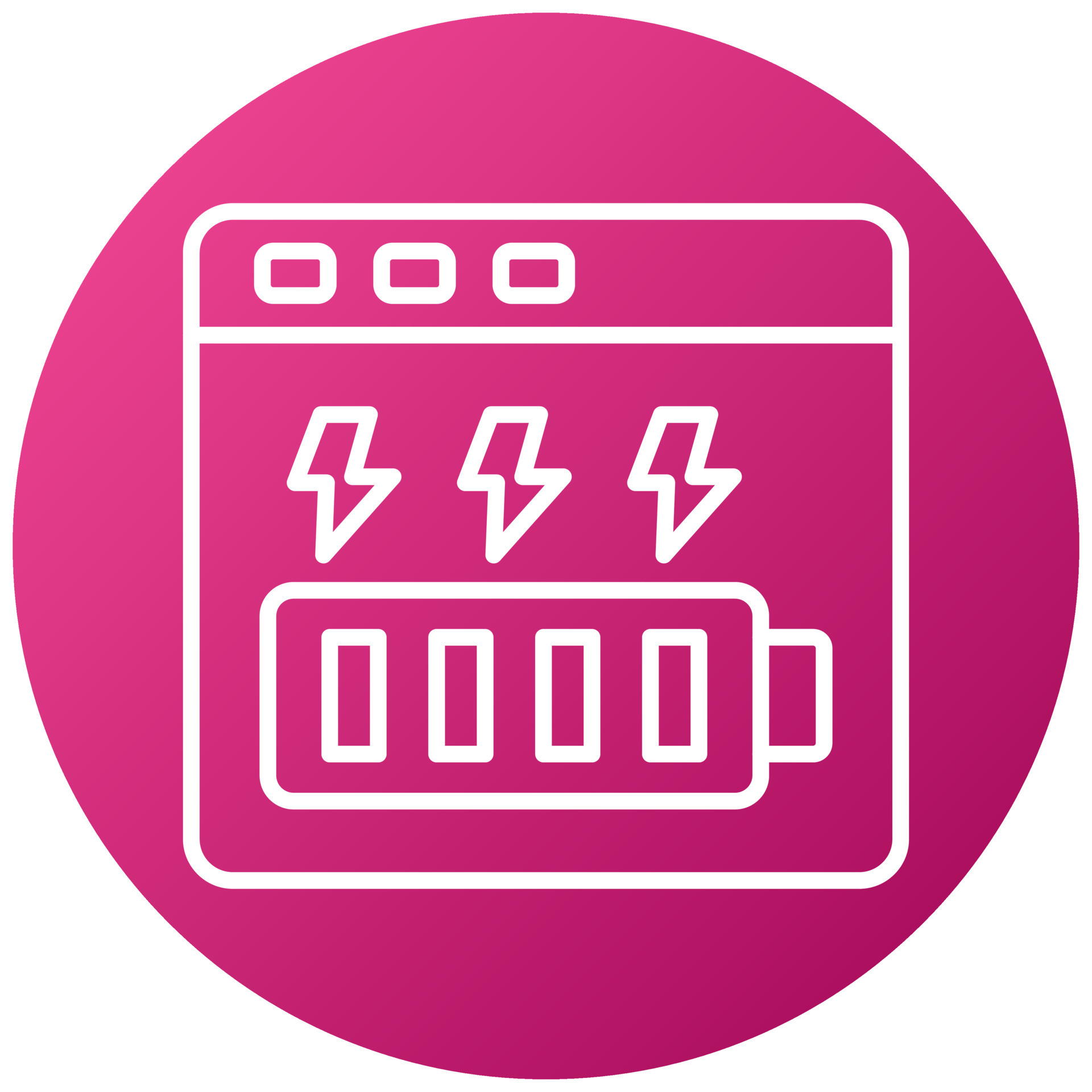 Energy Bar Icon Style 21531756 Vector Art at Vecteezy