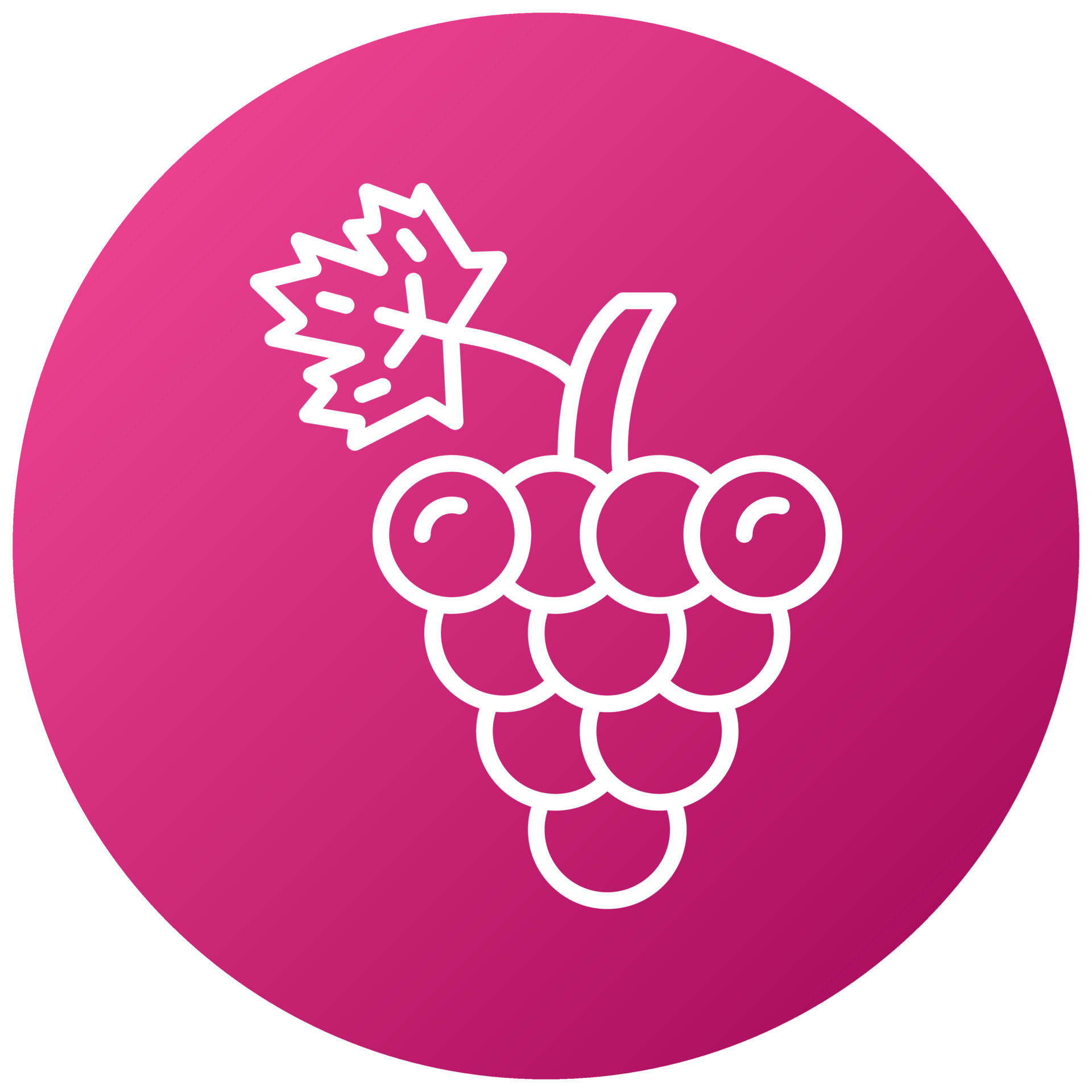 Grapes Icon Style 21531798 Vector Art at Vecteezy