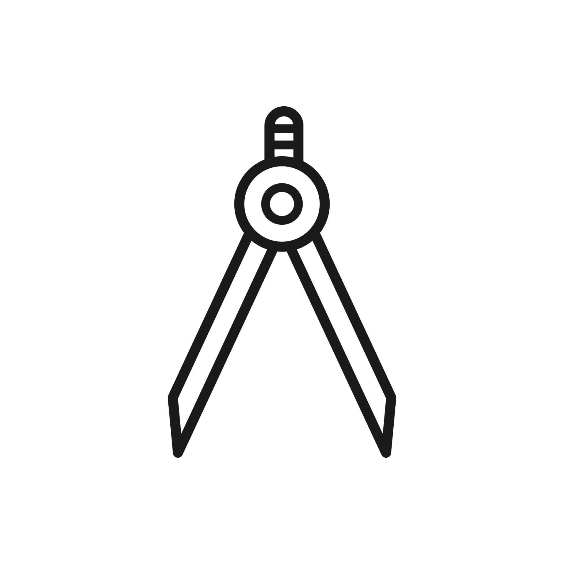 Maths Compass Icon 21532264 Vector Art At Vecteezy