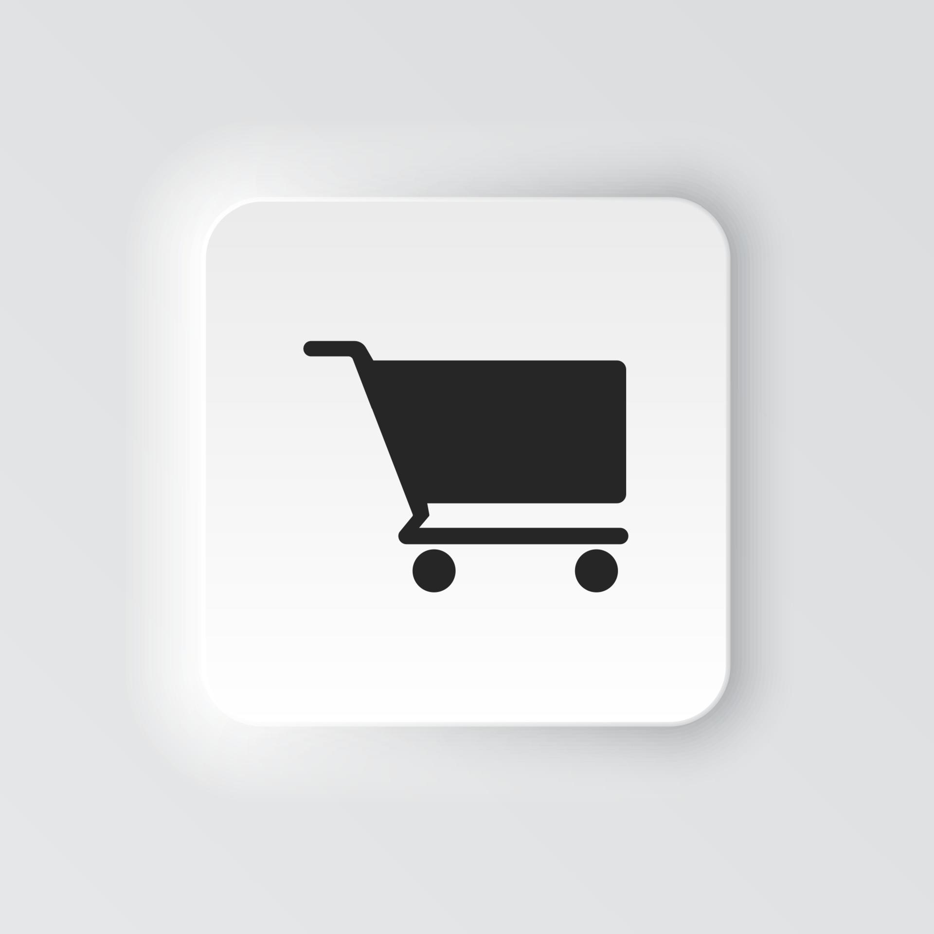 Rectangle Button Icon Basket Button Banner Rectangle Badge Interface For Application