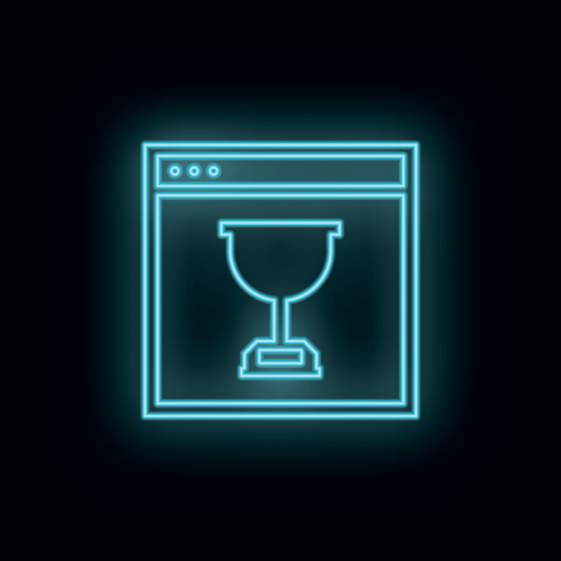 Site, cup, neon, icon. Web Development Vector Icon. Element of simple ...