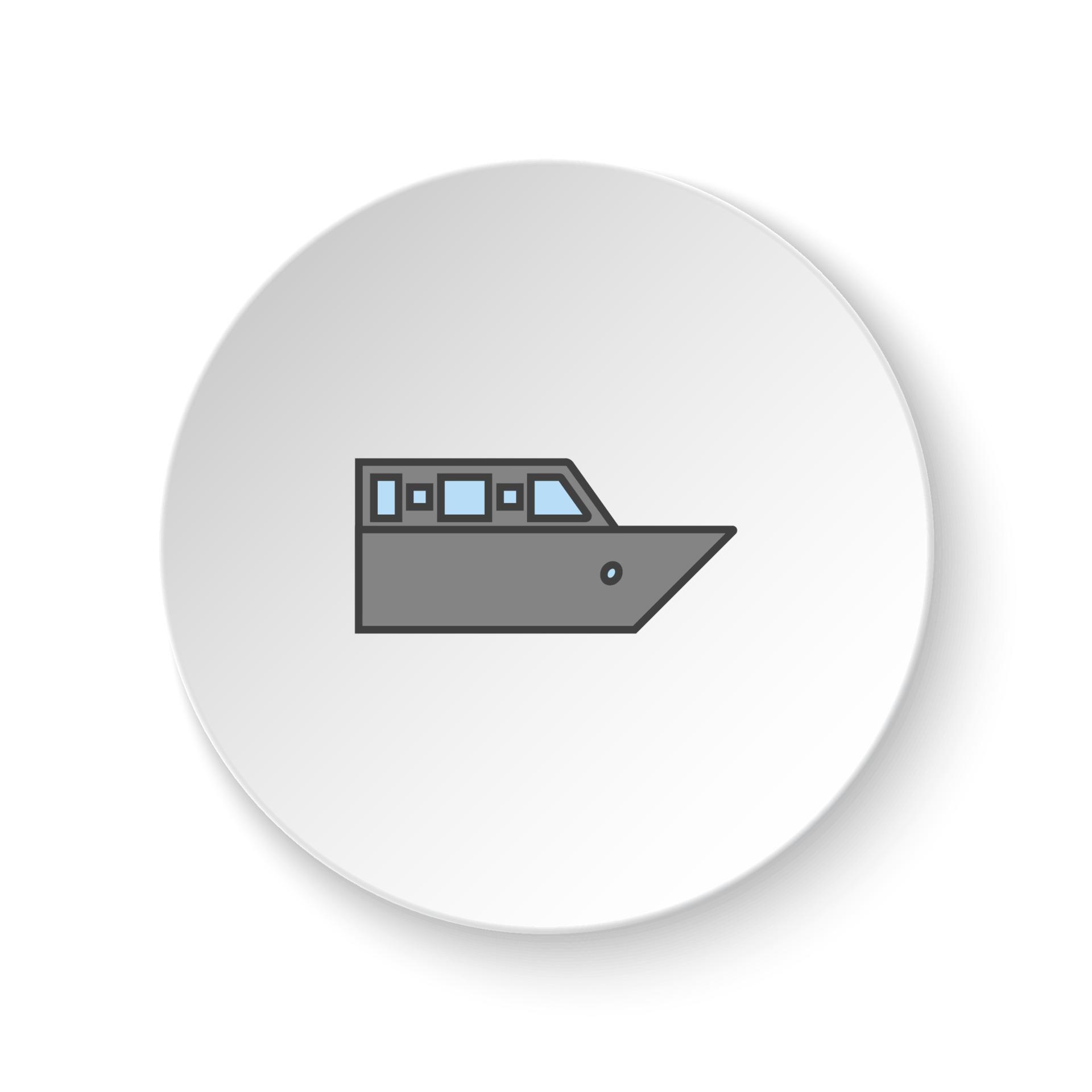 Round Button For Web Icon Cruiser Voyage Button Banner Round Badge Interface For Application