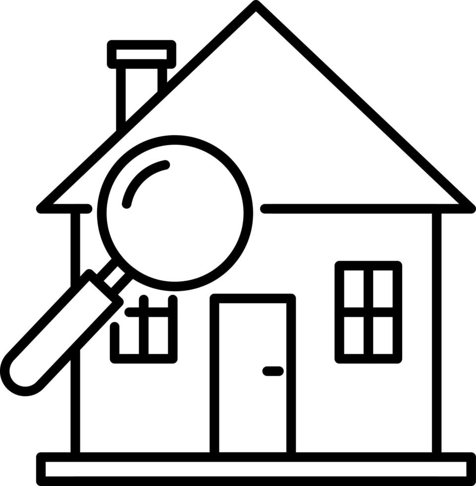 Estate, house, inspection vector icon on transparent background ... Estate, house, inspection vector icon on transparent background ...