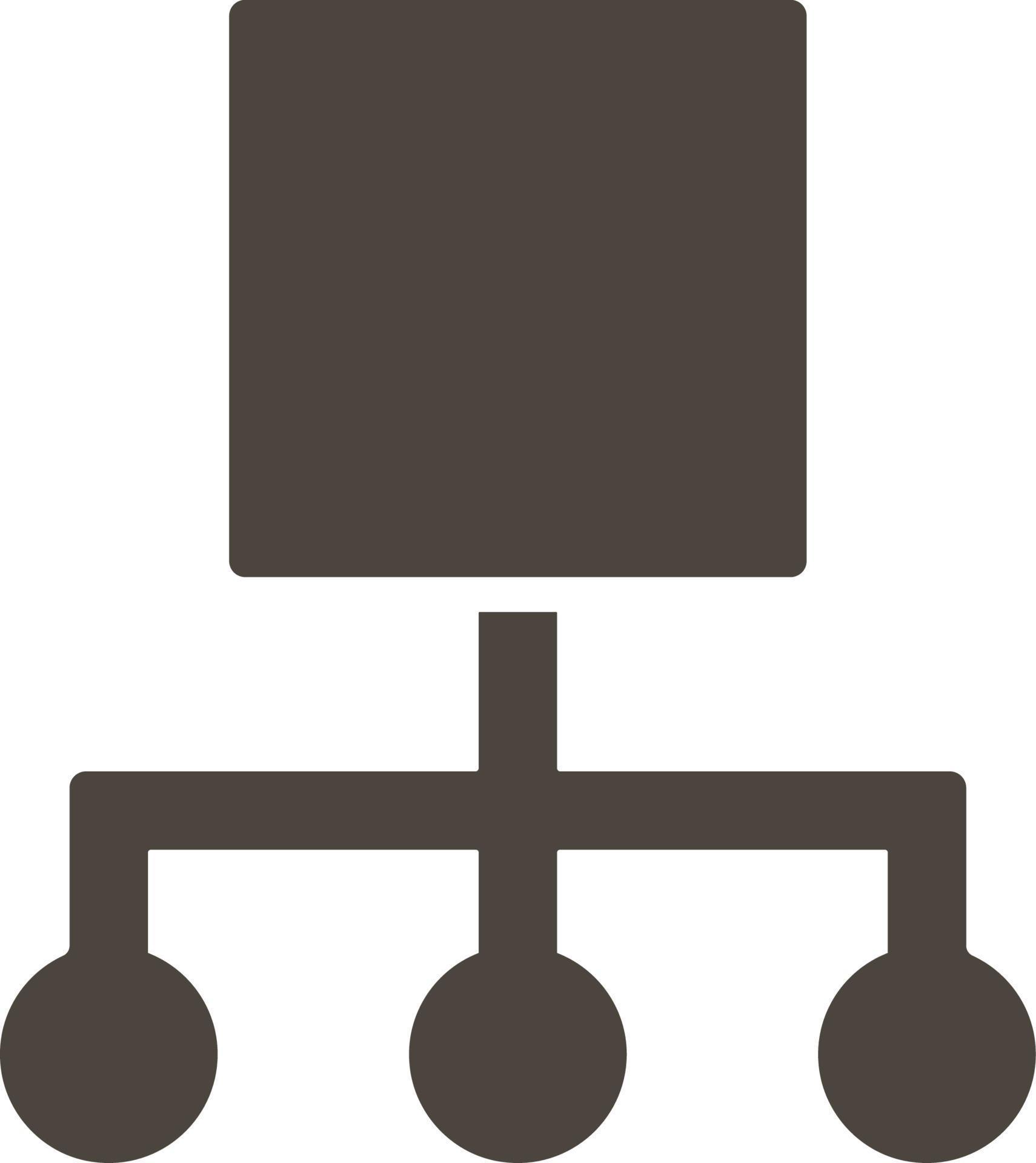 Hierarchical, network vector icon. Simple element illustrationHierarchical, network vector icon ...