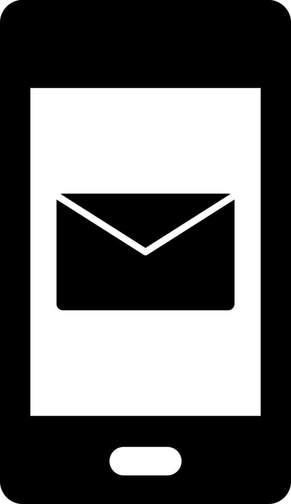 Phone Message Vector Icon Simple Element Illustration From Ui Concept Mobile Concept Vector