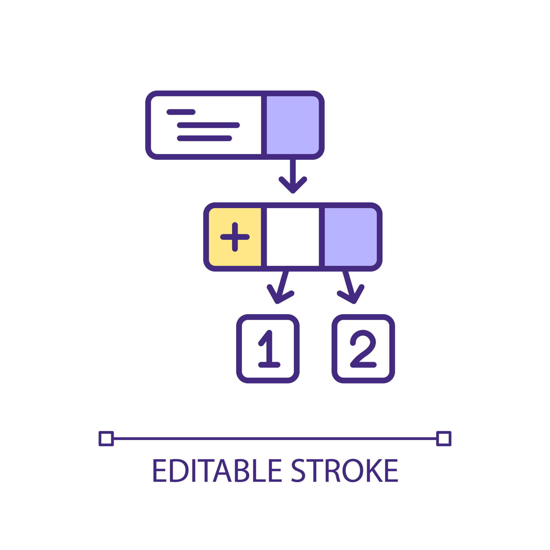 Lazy Evaluation In Programming Rgb Color Icon Divide Data Structure Into Small Pieces Call By