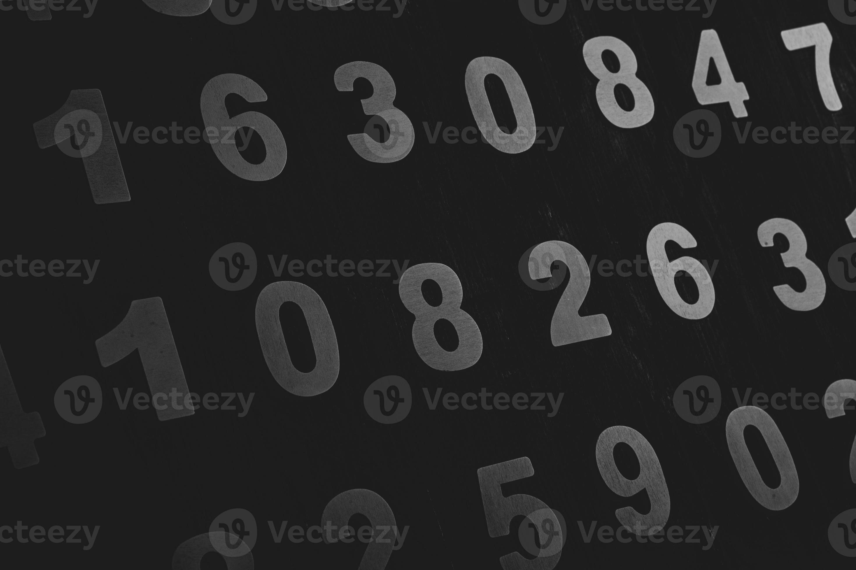 Background Of Numbers From Zero To Nine Finance Data Concept Mathematic Seamless Pattern