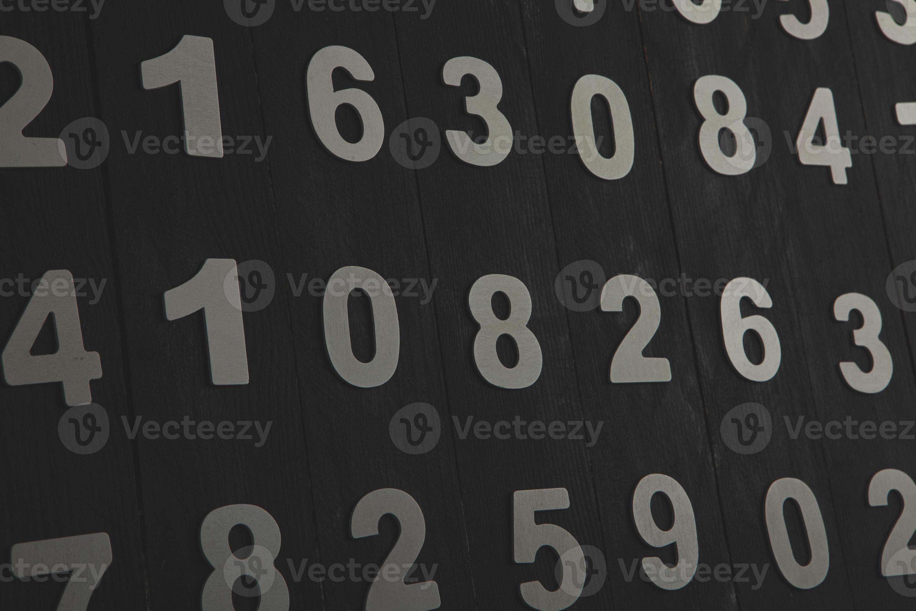 Background Of Numbers From Zero To Nine Finance Data Concept Mathematic Seamless Pattern