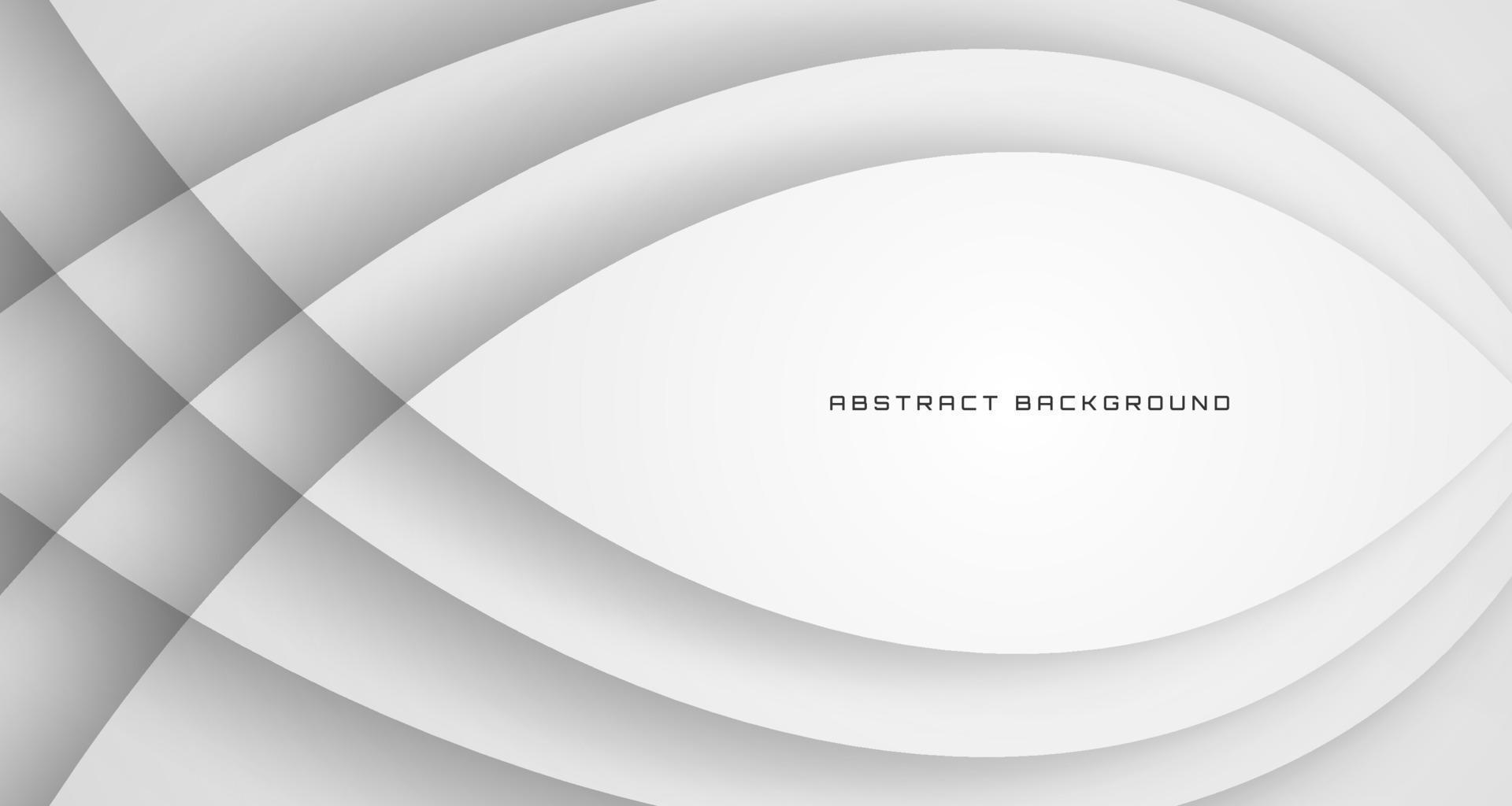 3d White Geometric Abstract Background Overlap Layer On Bright Space