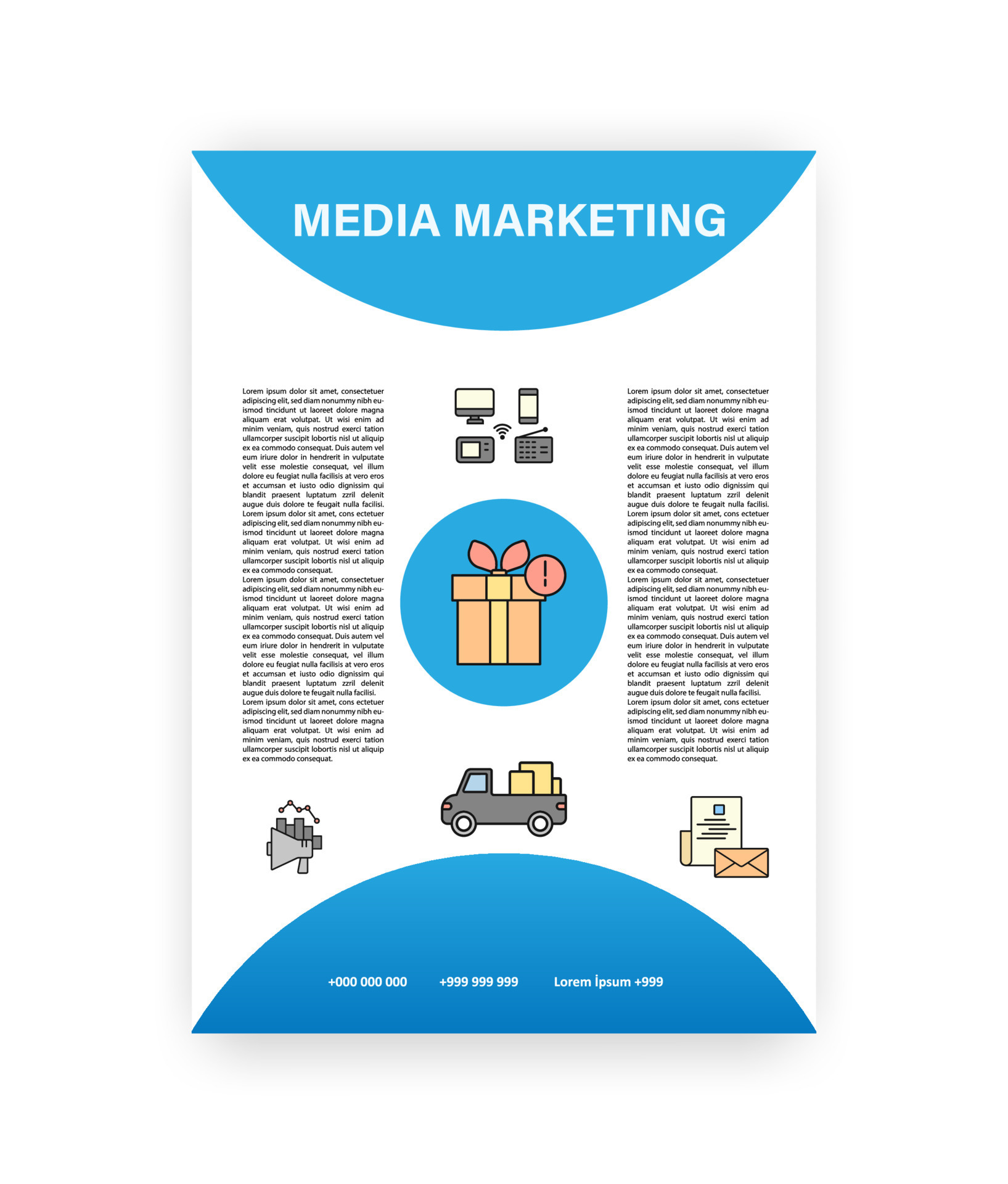 Media marketing icons business A4 documentation templates. 21555066 ... Media marketing icons business A4 documentation templates. 21555066 ...