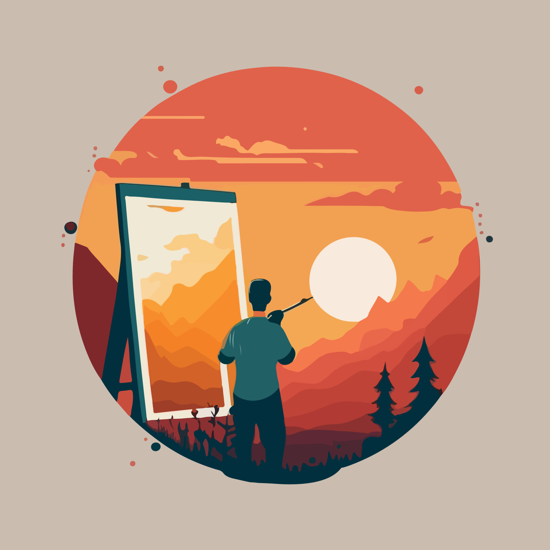 World Art Day Flat Style Vector Illustration 21556156 Vector Art At world-art-day-flat-style-vector-illustration-21556156-vector-art-at