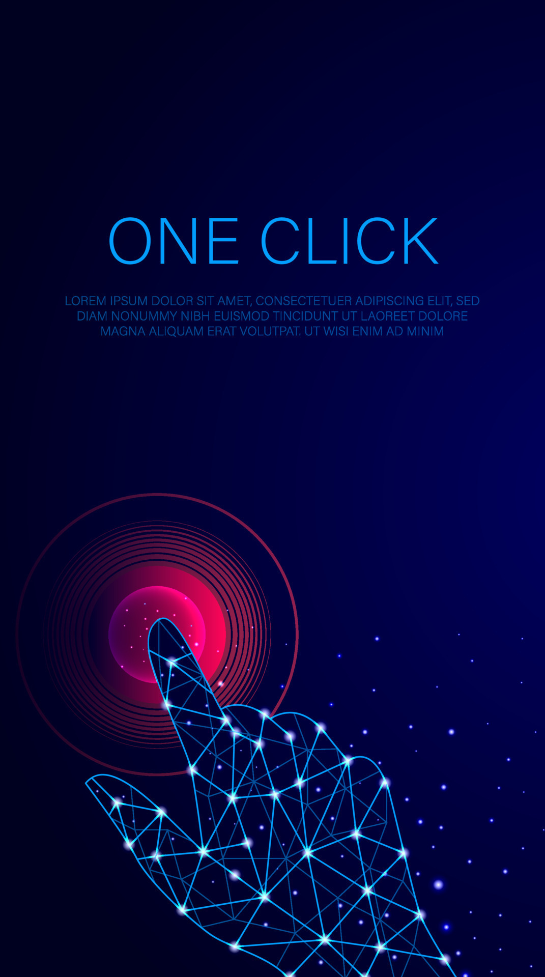 Vector polygonal art style human hand touching glowing point at target ... Vector polygonal art style human hand touching glowing point at target ...