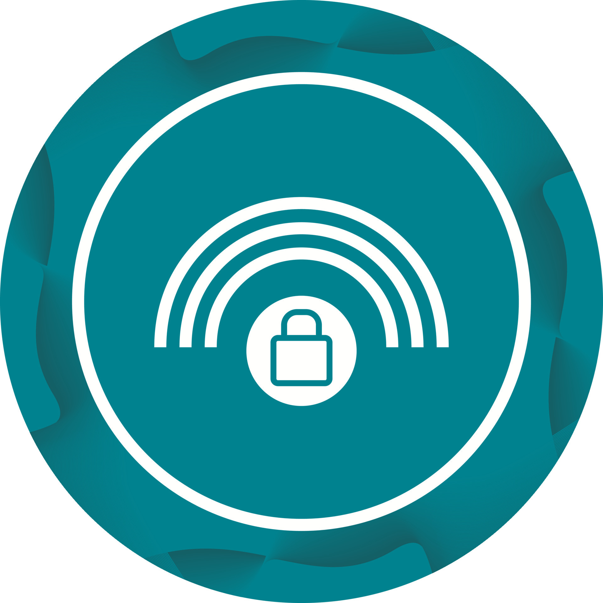 Protected Wifi Vector Icon 21560074 Vector Art At Vecteezy